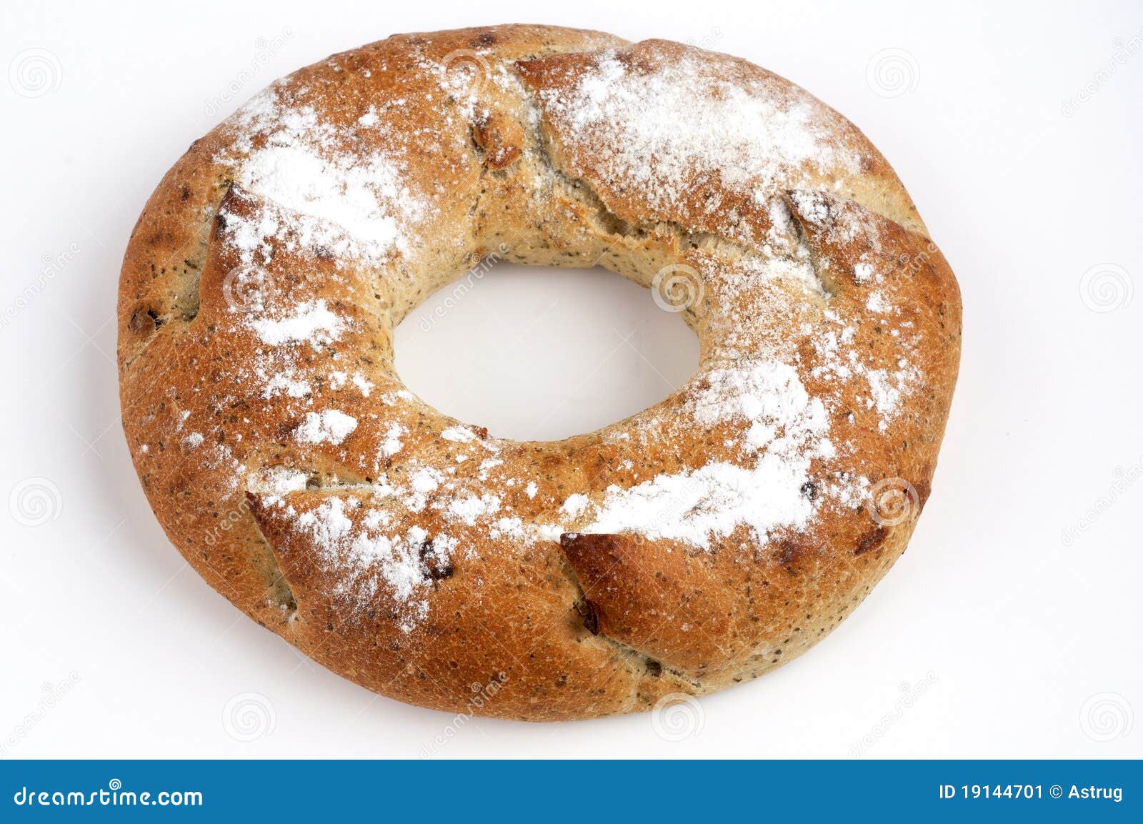 Pan redondo integral imagen de archivo. Imagen de redondo - 19144701