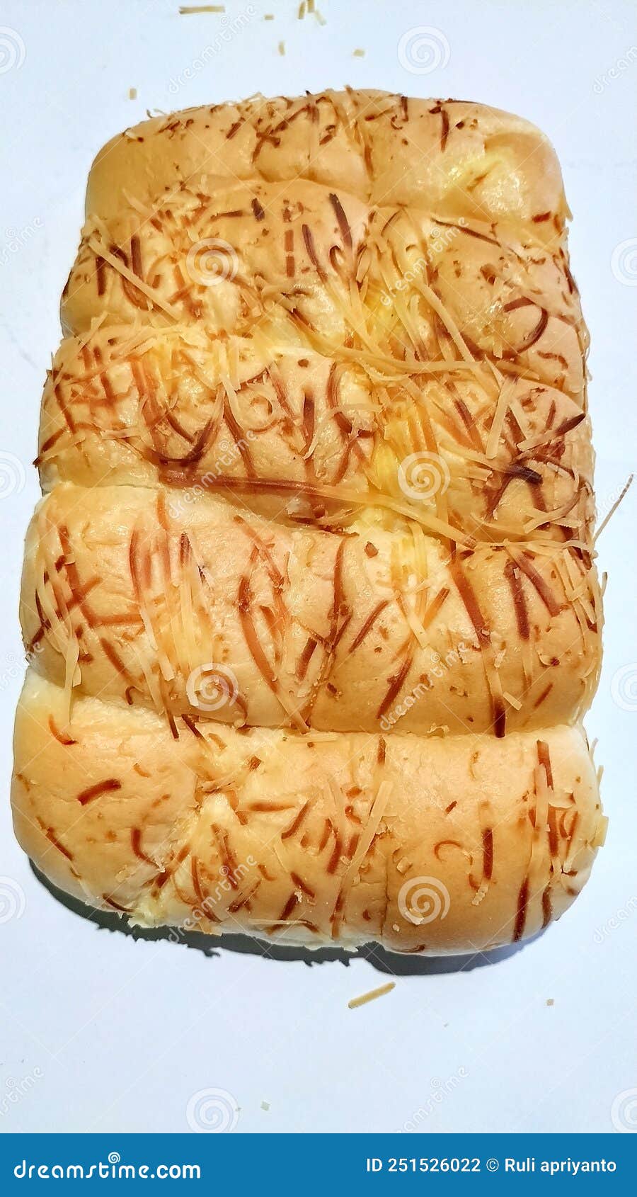 Pan Roto Con Queso Blanco Banckground Foto de archivo - Imagen de ...