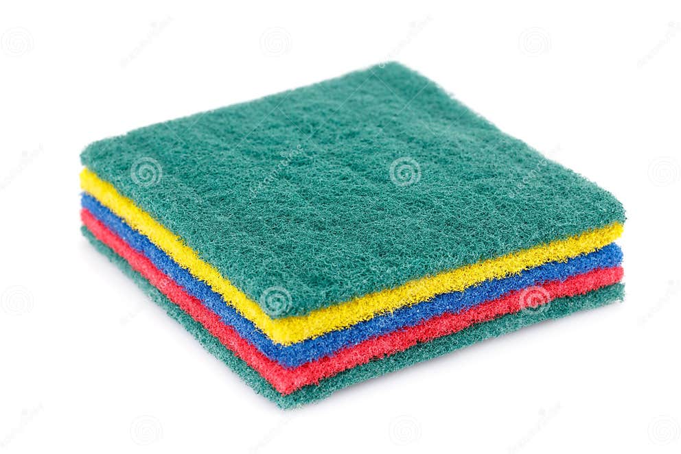 Pan scourer stock image. Image of isolation, housework - 82749091