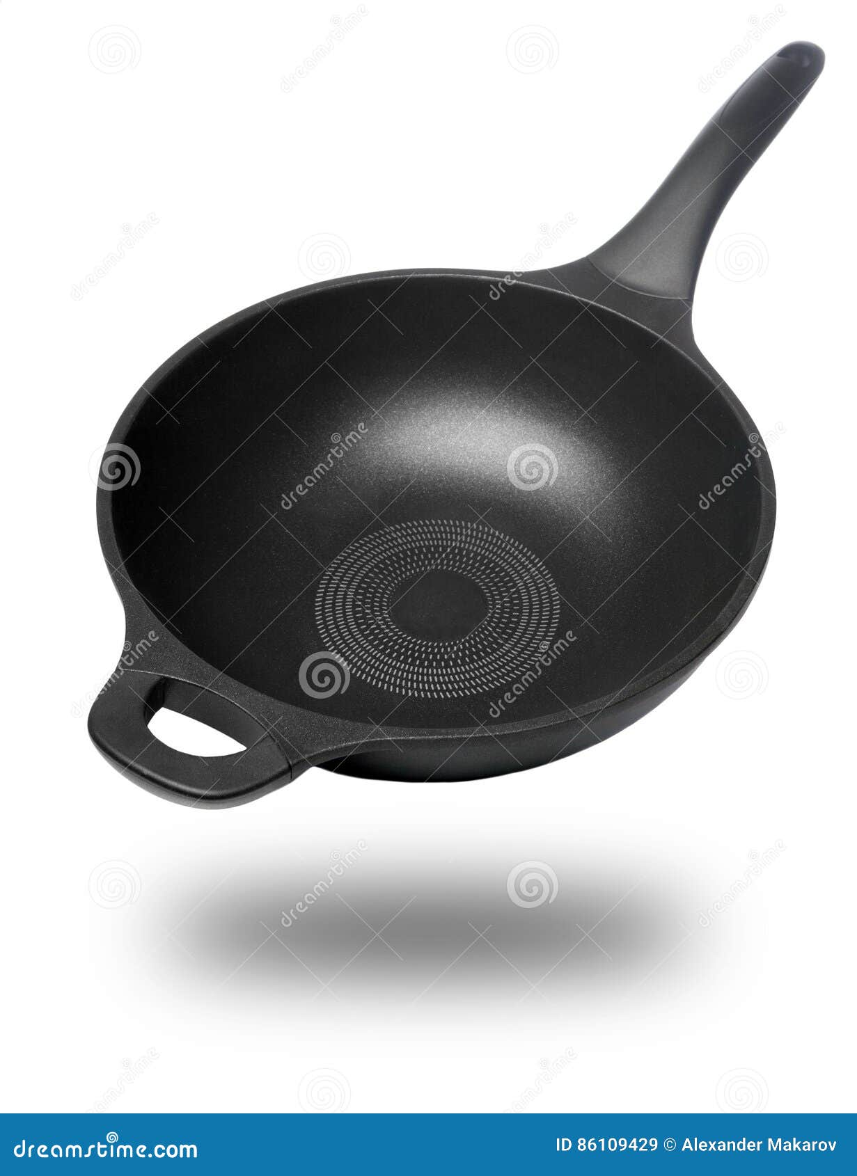 Pan with Shadow, Angle View. Stock Image - Image of kitchen, food: 86109429