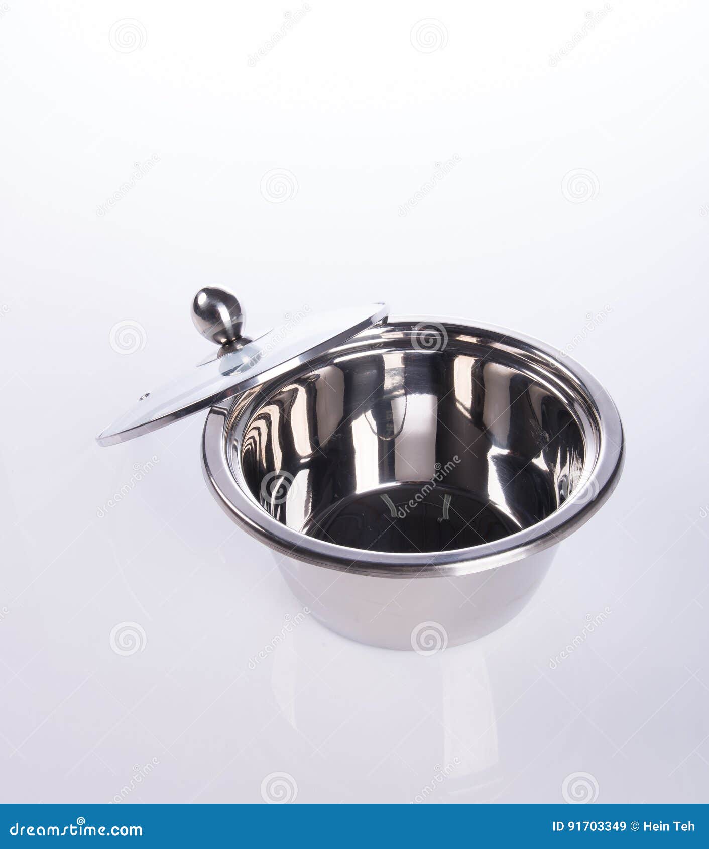 Pan or Stainless Steel Pan on Background. Stock Image - Image of ...