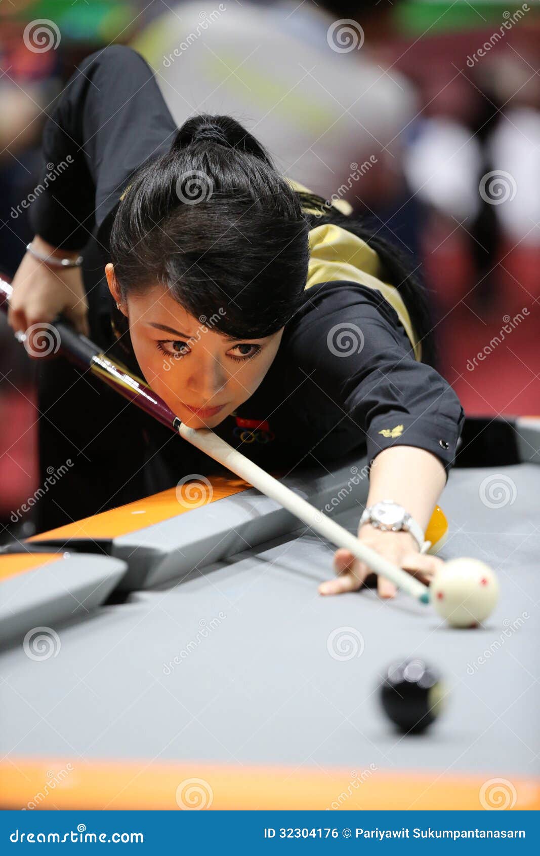 PAN Xiaoting-biljartspeler Van China Redactionele Foto - Image of ...