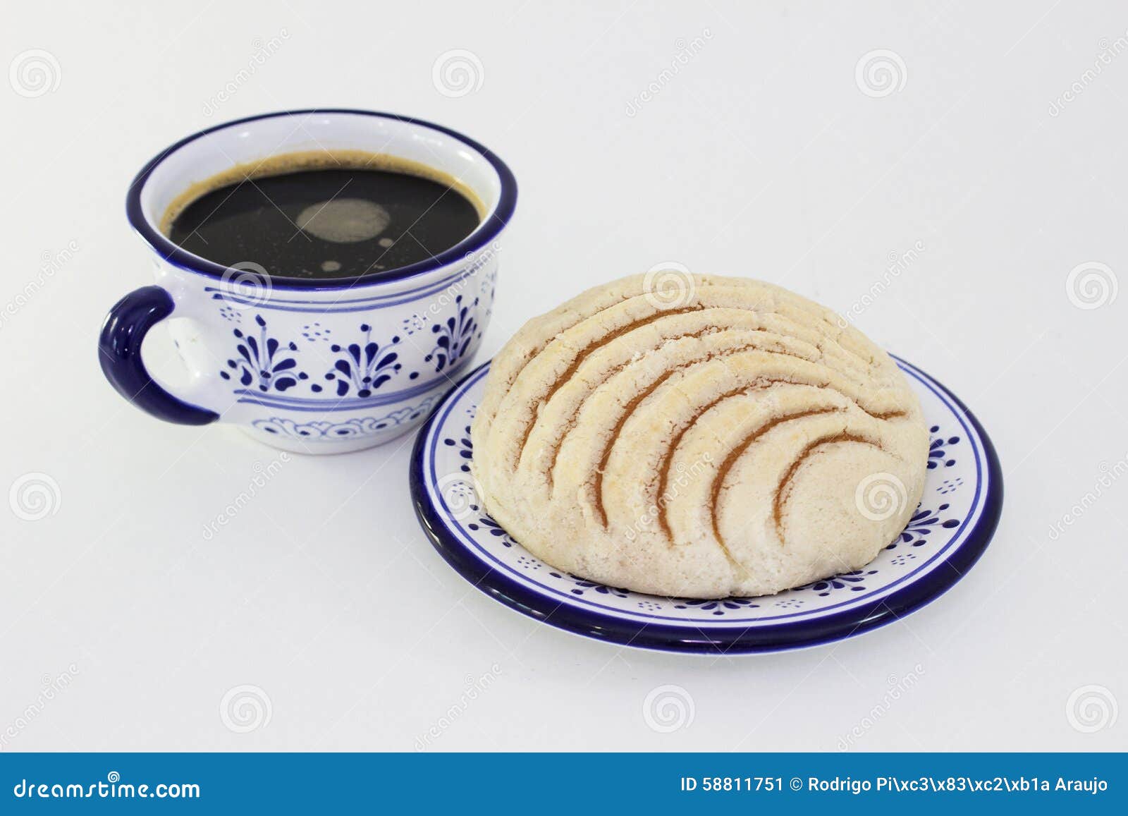 Pan Y Café Mexicanos Tradicionales Imagen de archivo - Imagen de ...