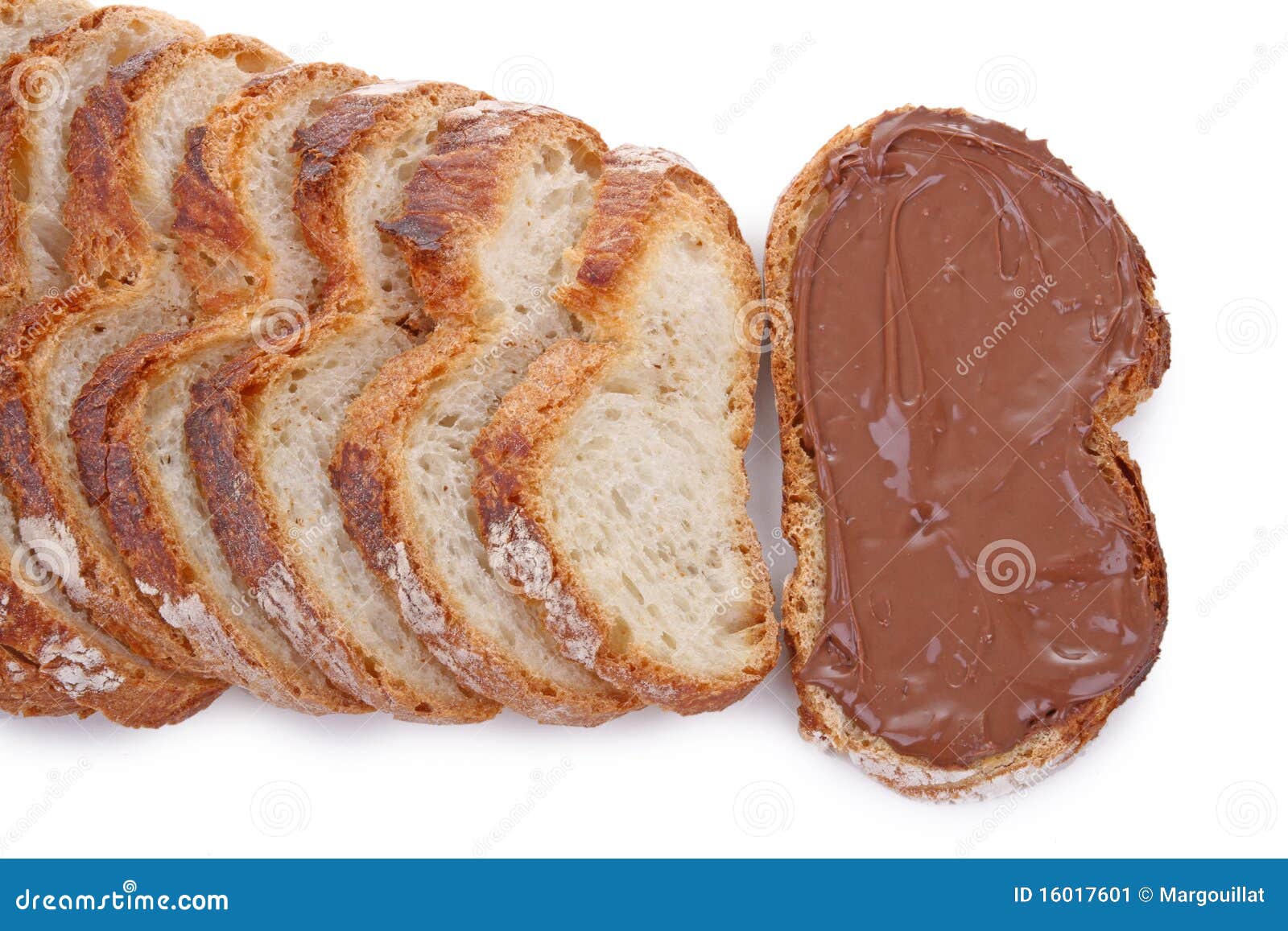 Pan y chocolate imagen de archivo. Imagen de aislado - 16017601