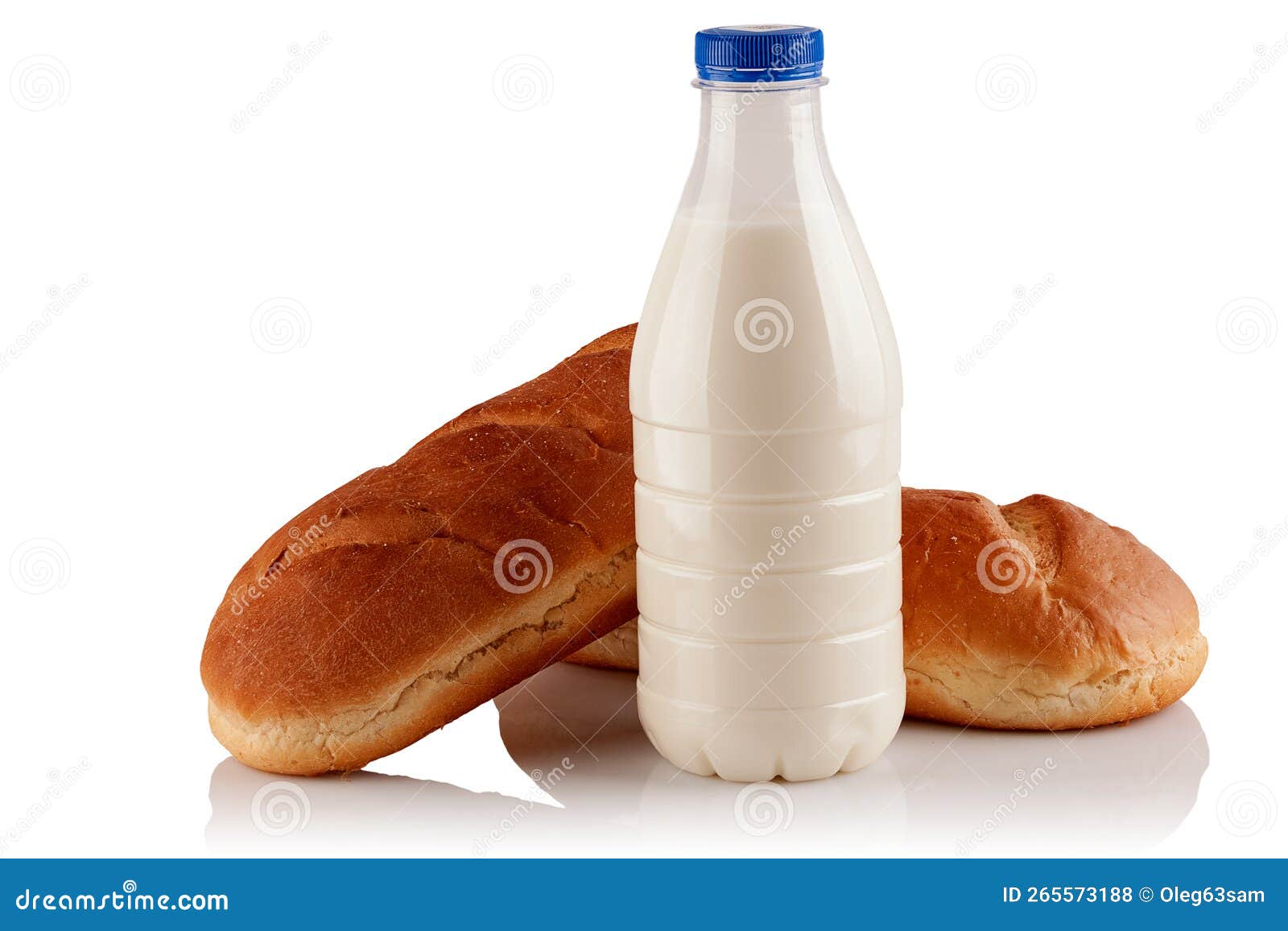 Pan y leche foto de archivo. Imagen de ingrediente, tradicional - 265573188