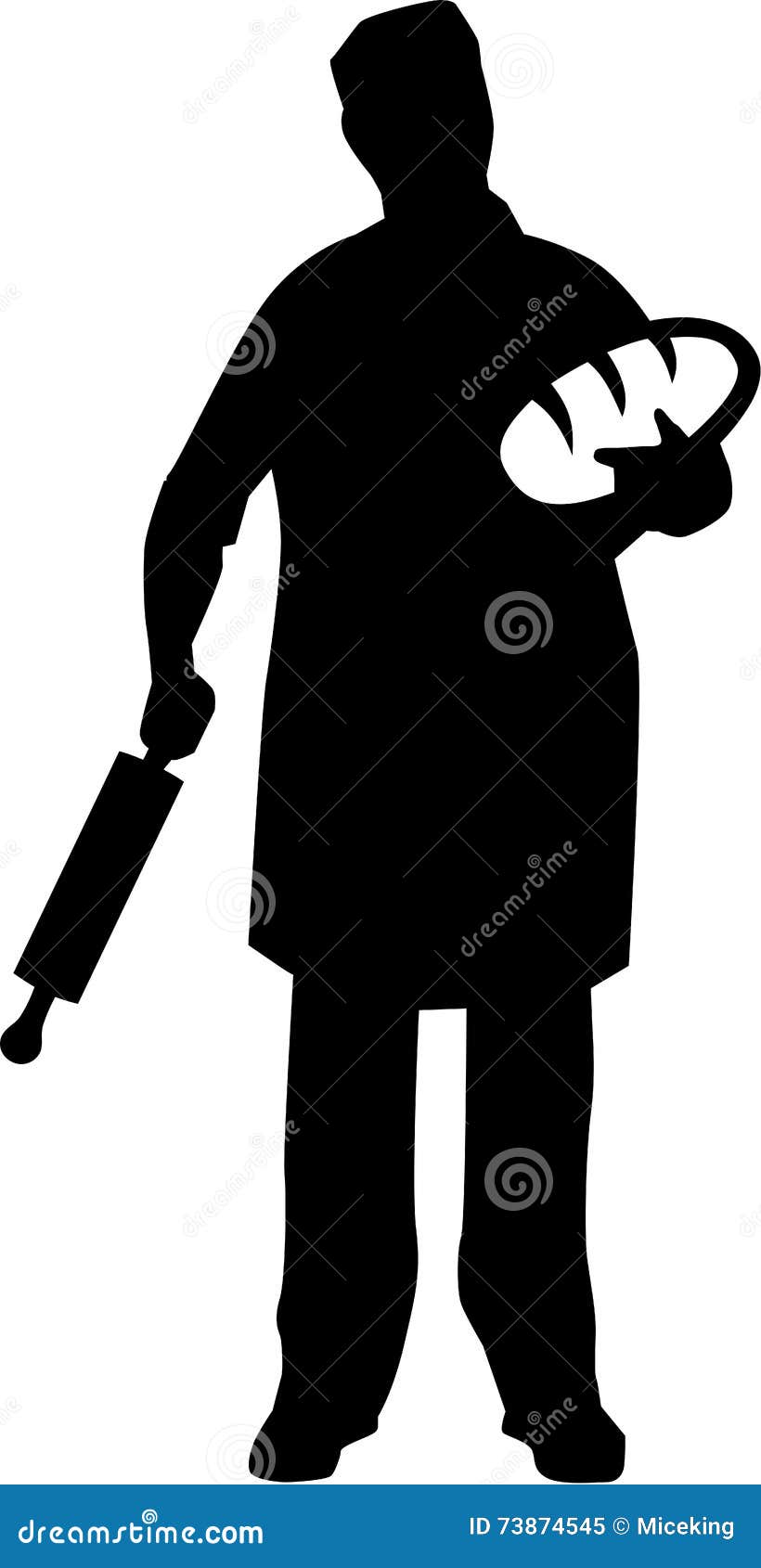 Panadero Bakery ilustración del vector. Ilustración de panadero - 73874545