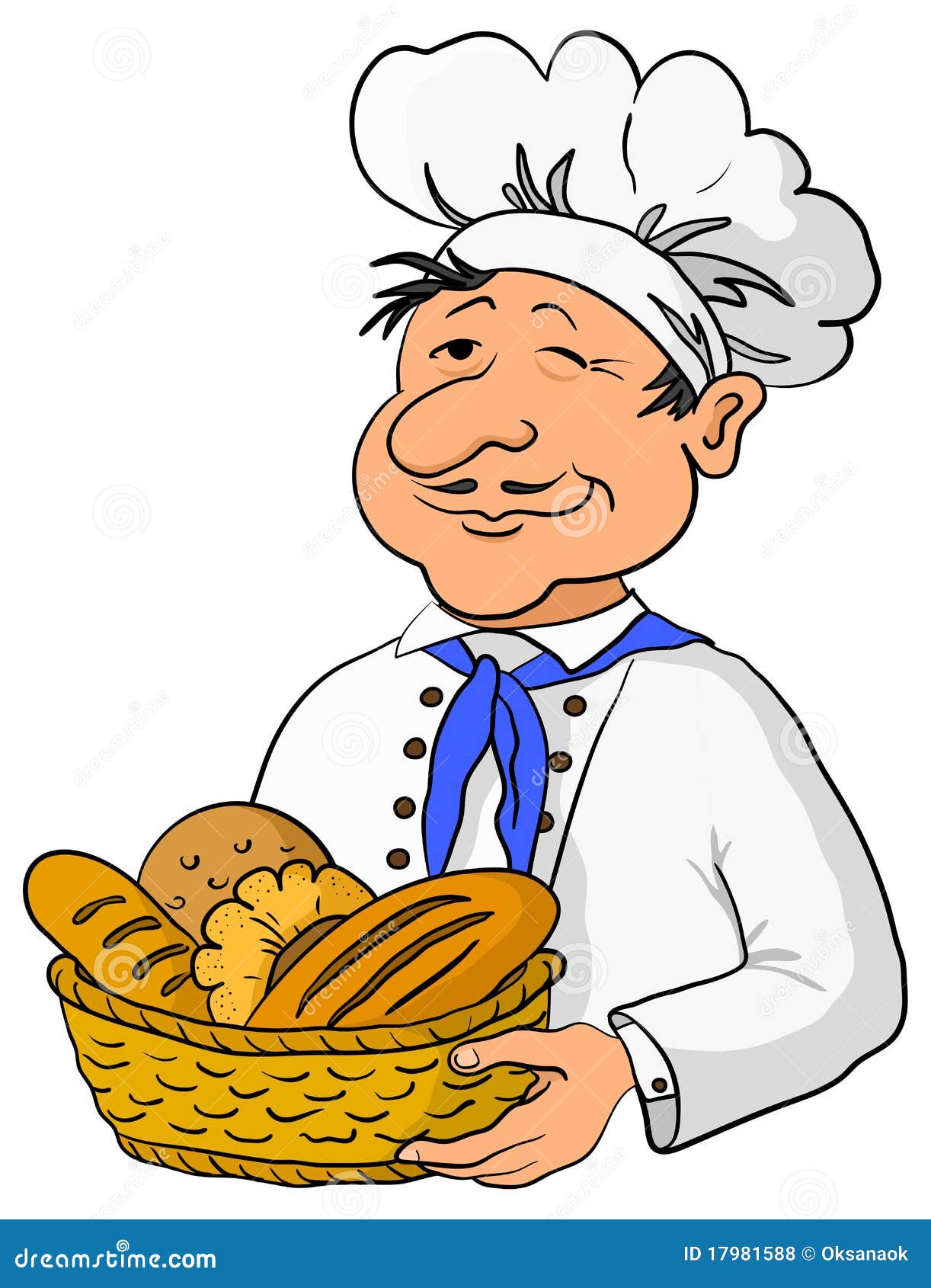 Panadero con el granero ilustración del vector. Ilustración de alimento ...