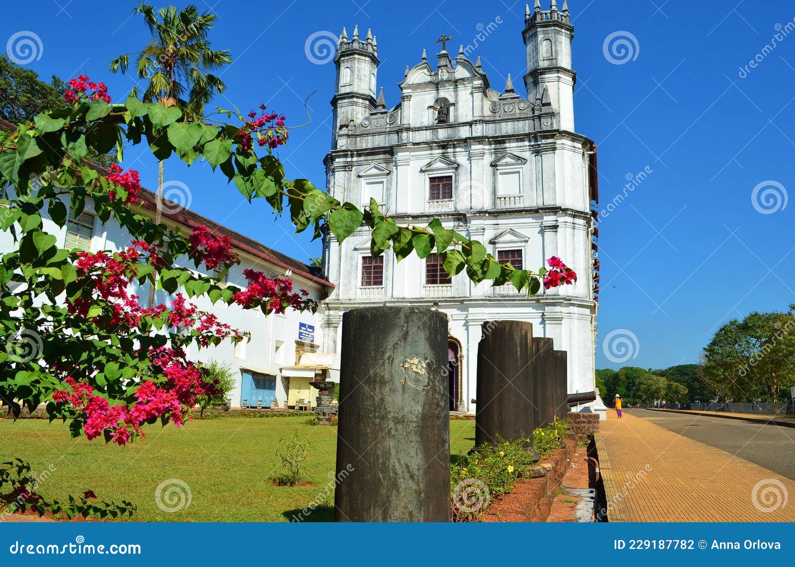 Panaji Architecture, Goa State, India Stock Photo - Image of indian ...
