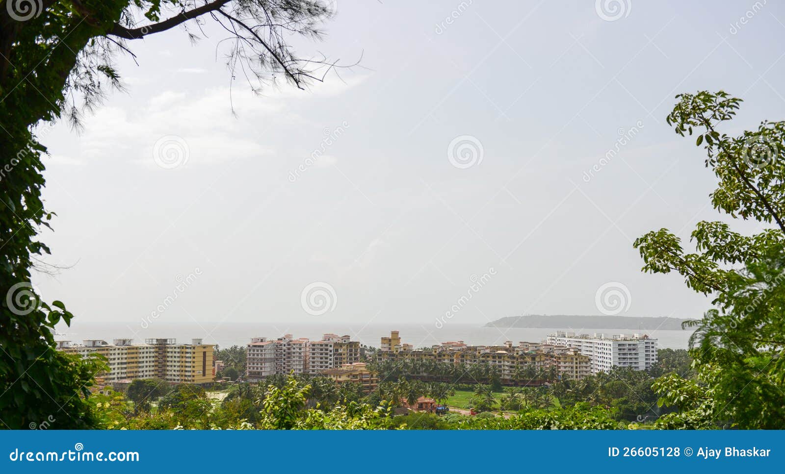 Panaji, Goa stock photo. Image of panjim, view, horizontal - 26605128