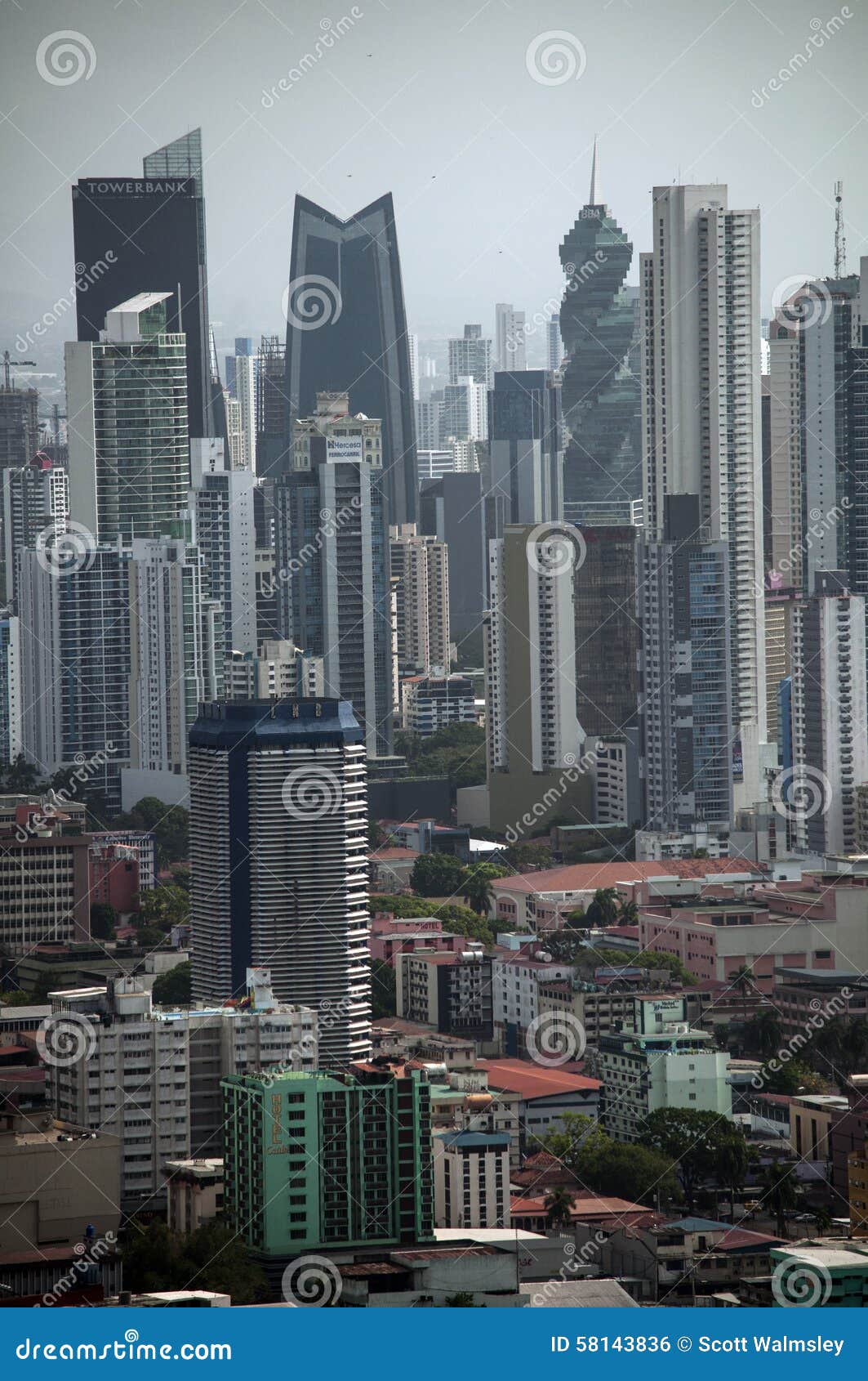 Panama City Buildings, Travel Editorial Photo - Image of flowers ...