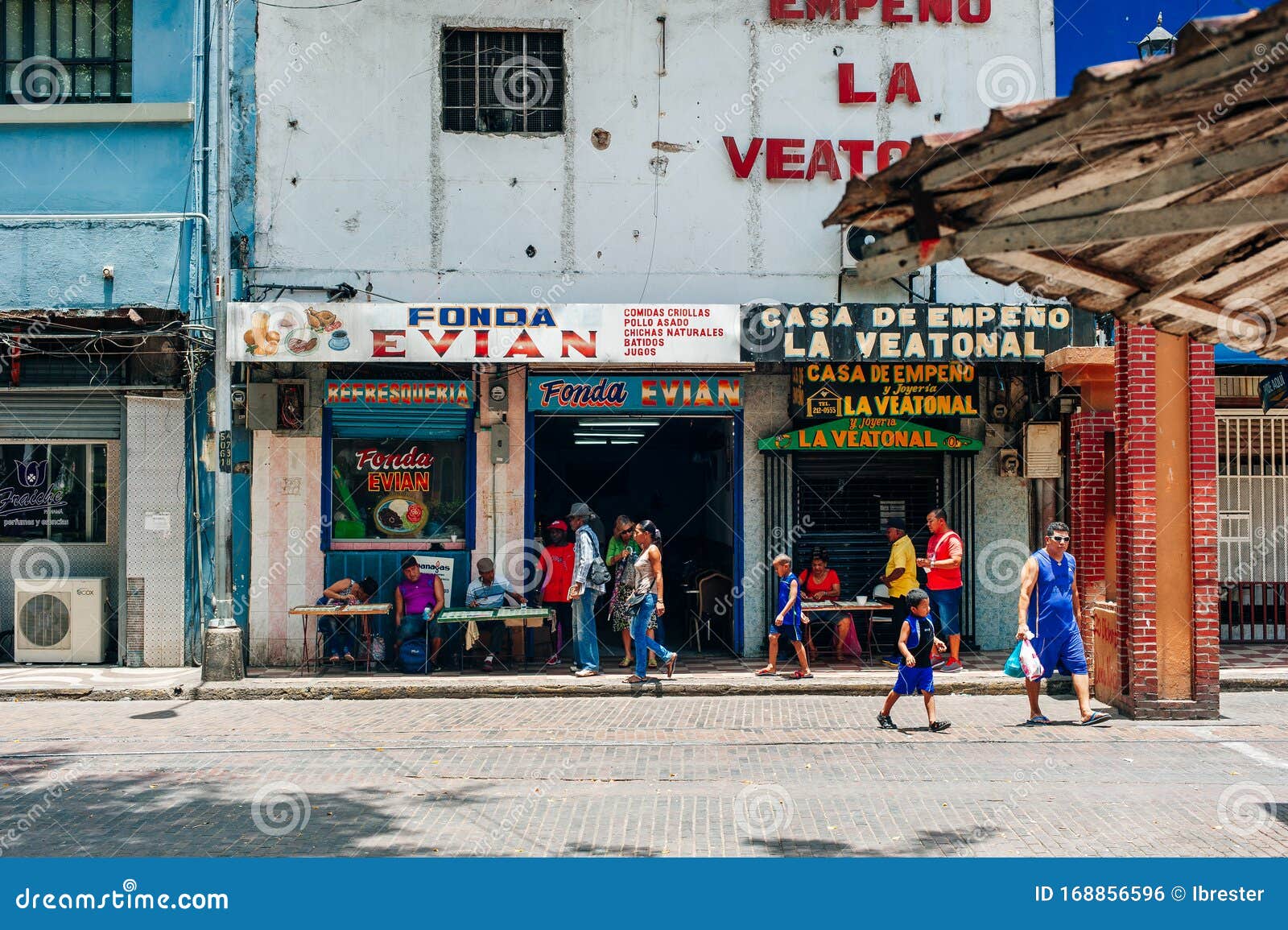 PANAMA CITY, PANAMA - June, 2019. Old Buildings in the Old Part of ...