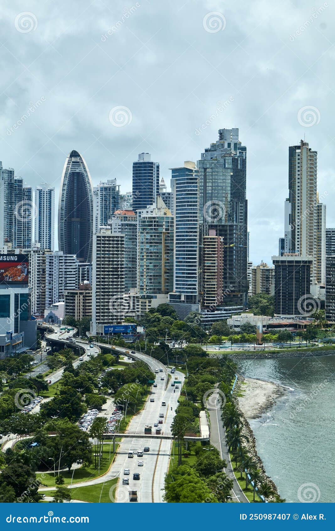 Panama City landmark stock image. Image of urban, downtown - 250987407