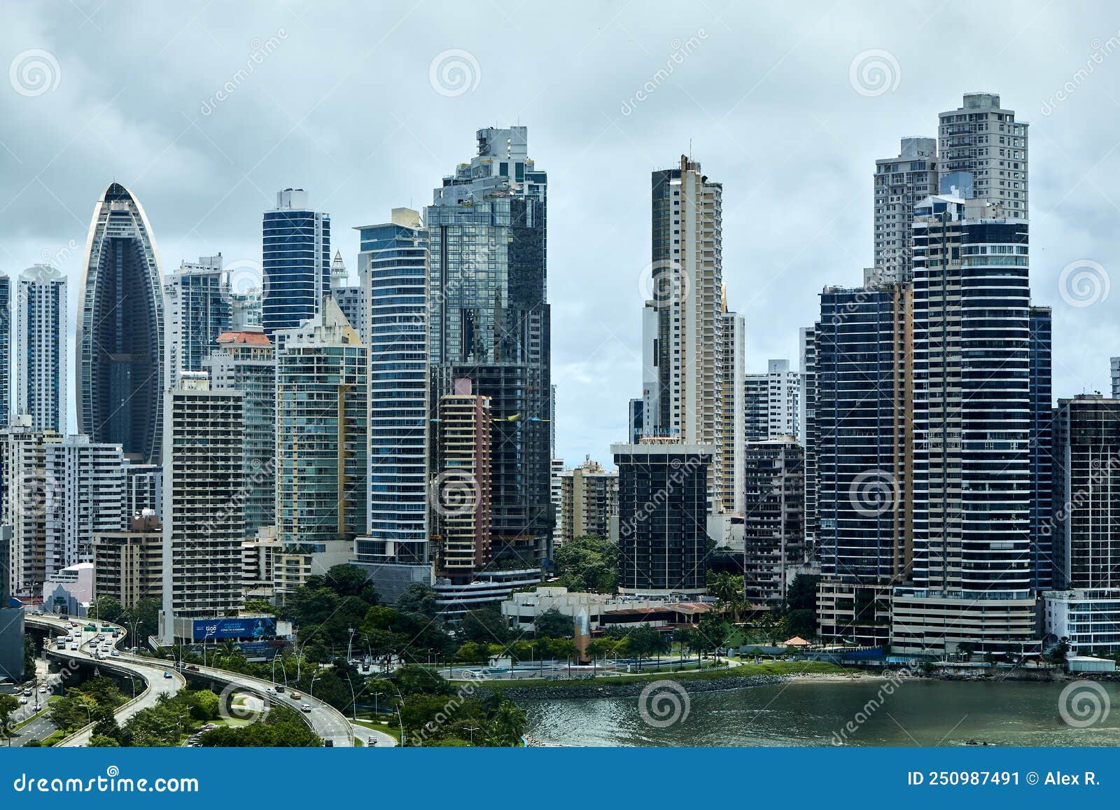 Panama City landmark editorial photo. Image of buildings - 250987491