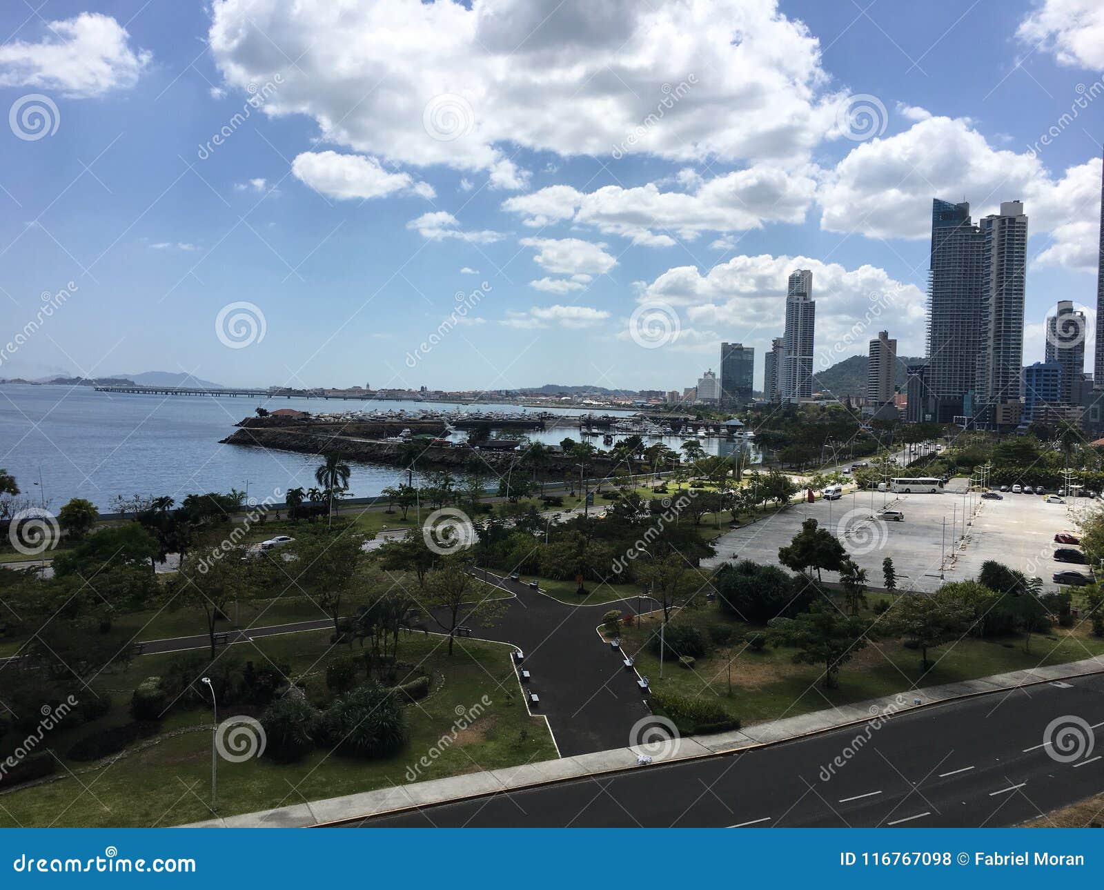 Panama City view stock photo. Image of skyline, ocean - 116767098