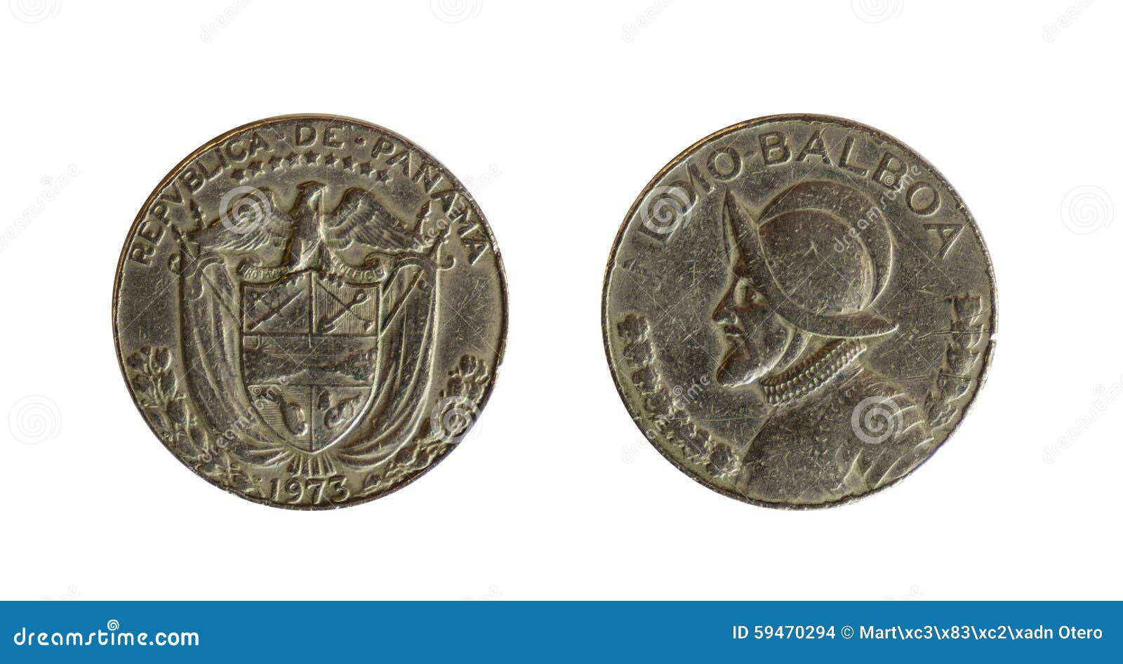 Panama coins stock photo. Image of panamanian, money - 59470294