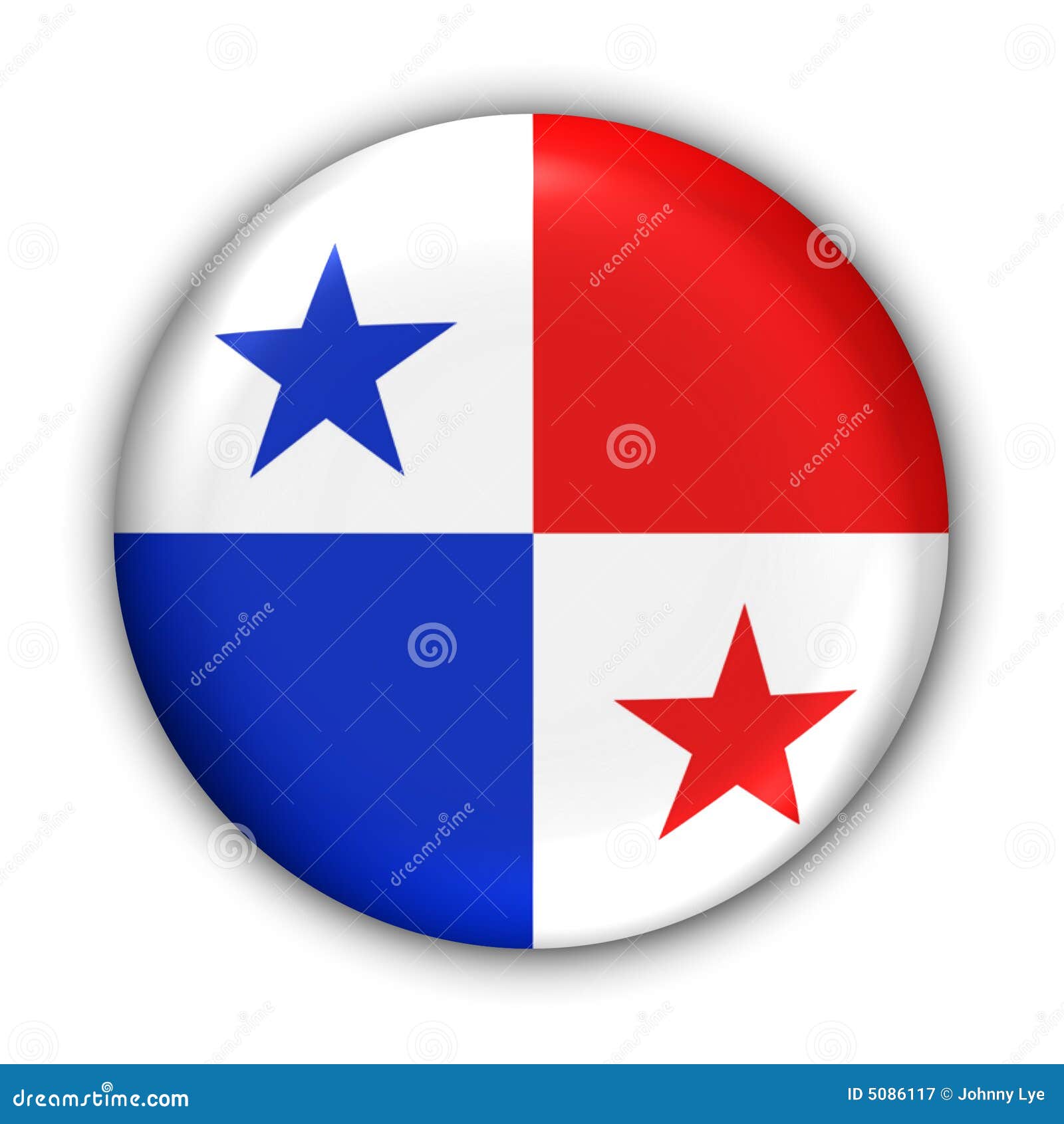 Panama Flag stock illustration. Illustration of america - 5086117