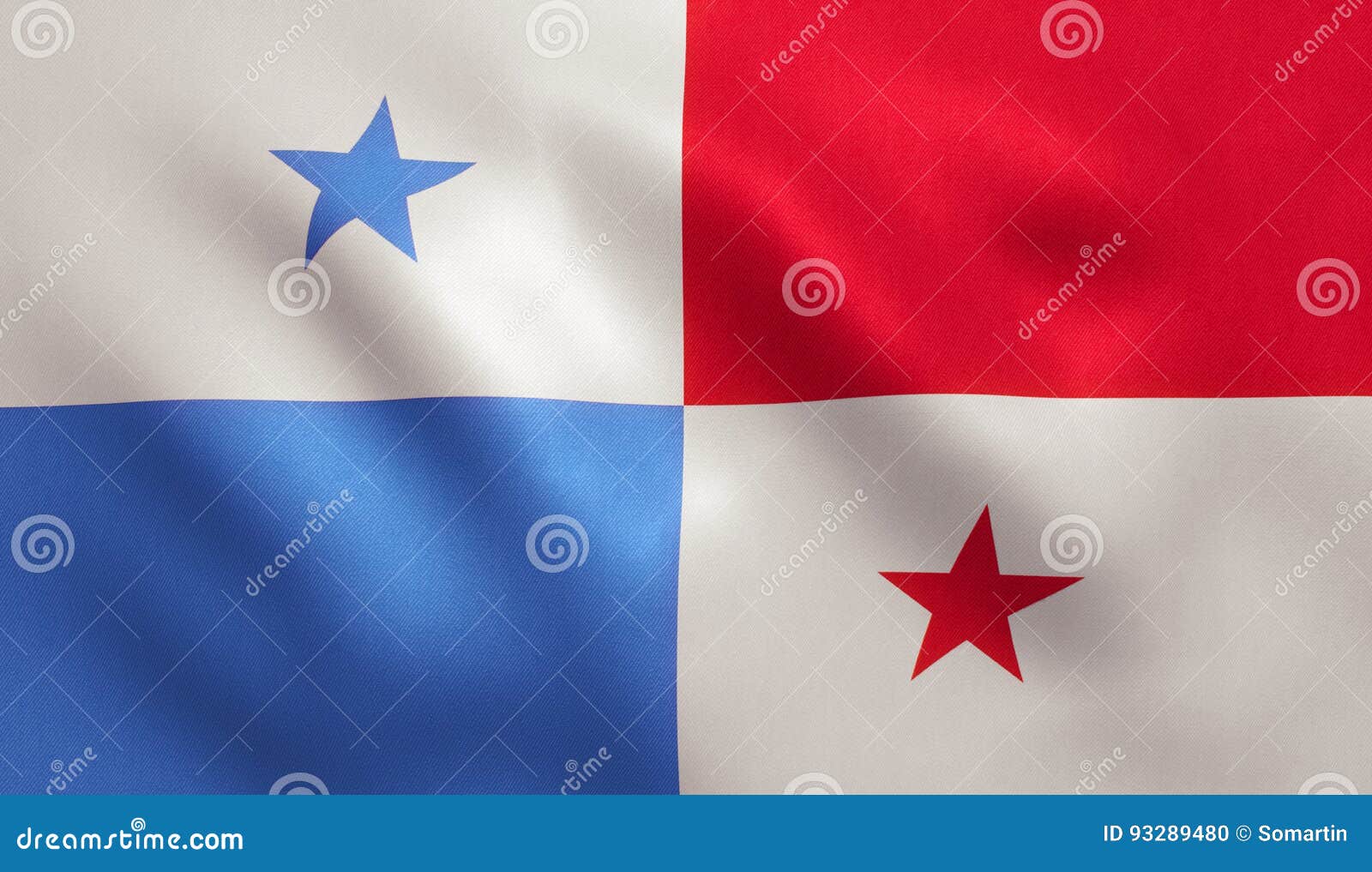 Panama Flag stock illustration. Illustration of nationality - 93289480