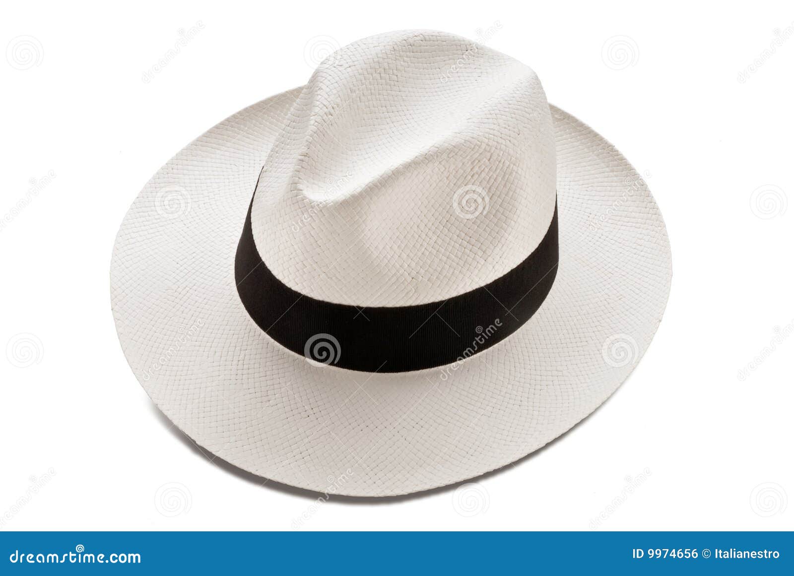Panama hat stock photo. Image of pattern, isolated, elegant - 9974656