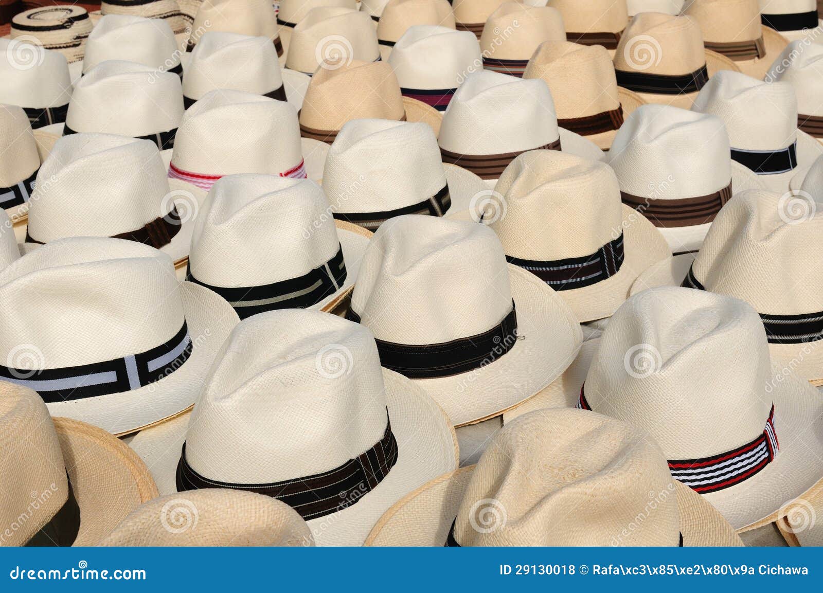 Panama Hats stock photo. Image of indigenous, traditional - 29130018