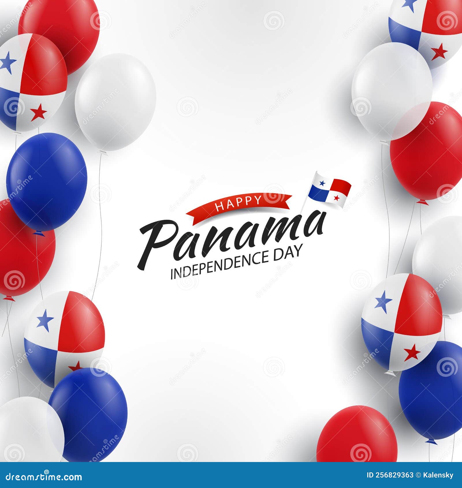 Panama Independence Day stock vector. Illustration of celebration ...