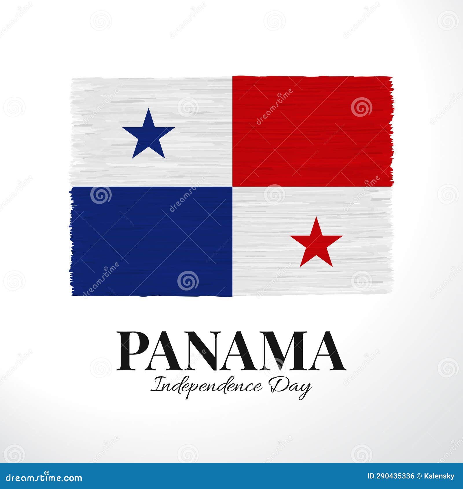 Panama Independence Day stock illustration. Illustration of poster ...