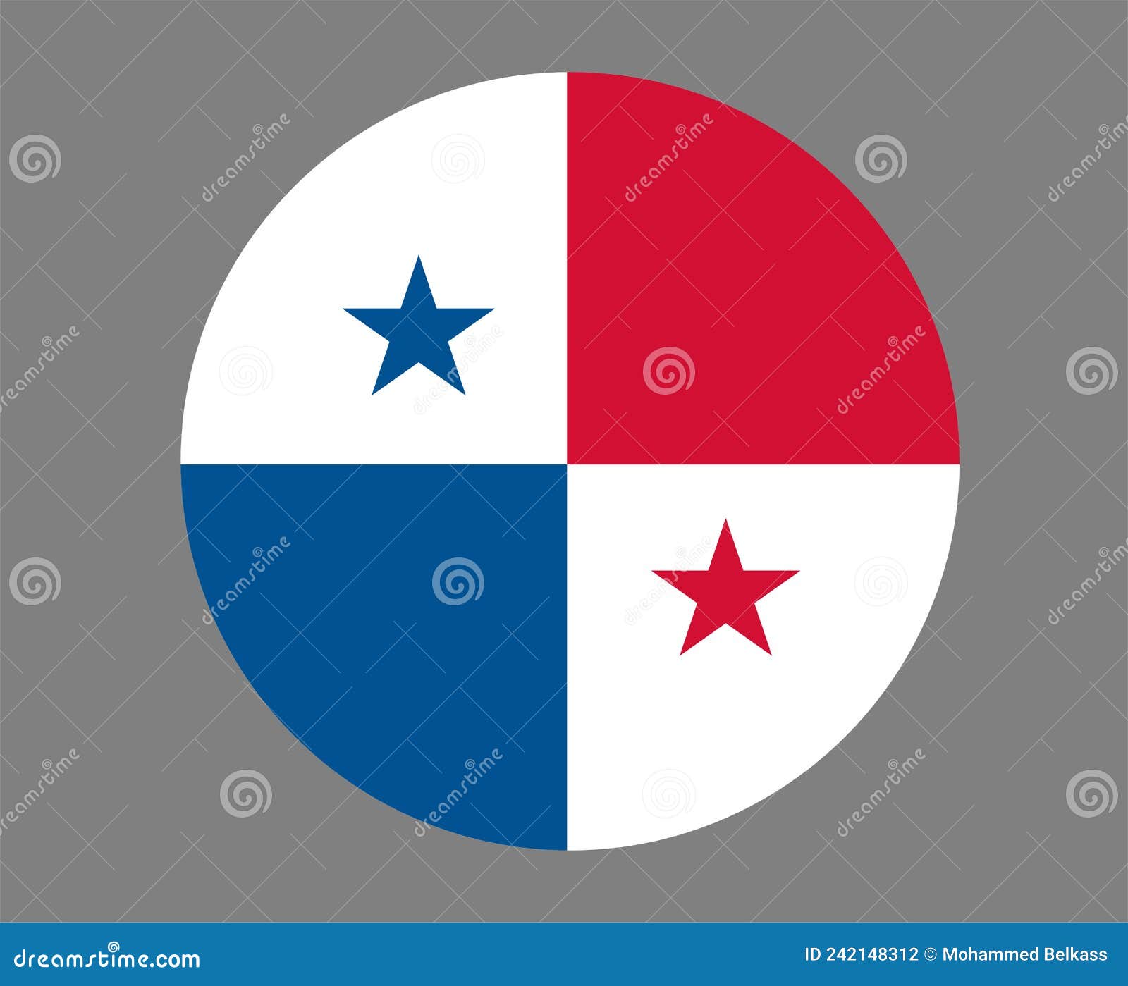 Panama Flag National North America Emblem Icon Vector Stock ...