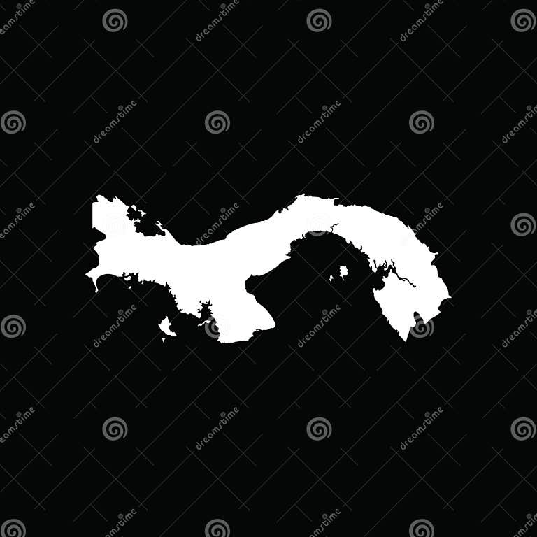 Panama map icon stock vector. Illustration of territory - 321699016