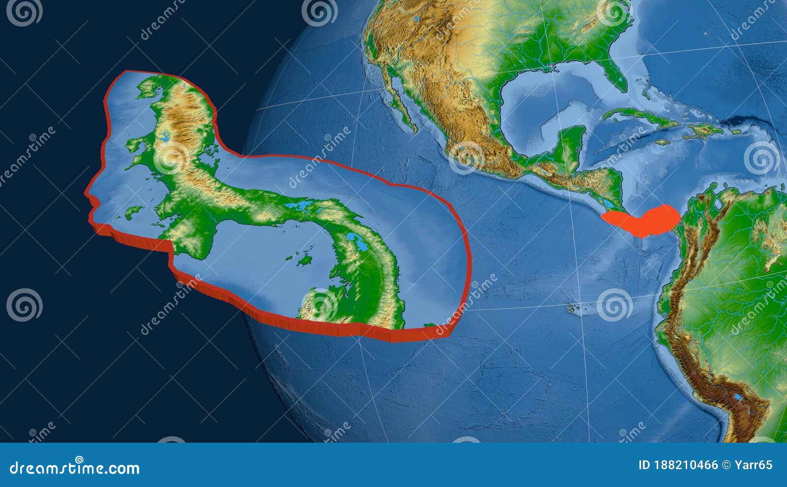 Panama Plate Presented - Physical Stock Illustration - Illustration of ...