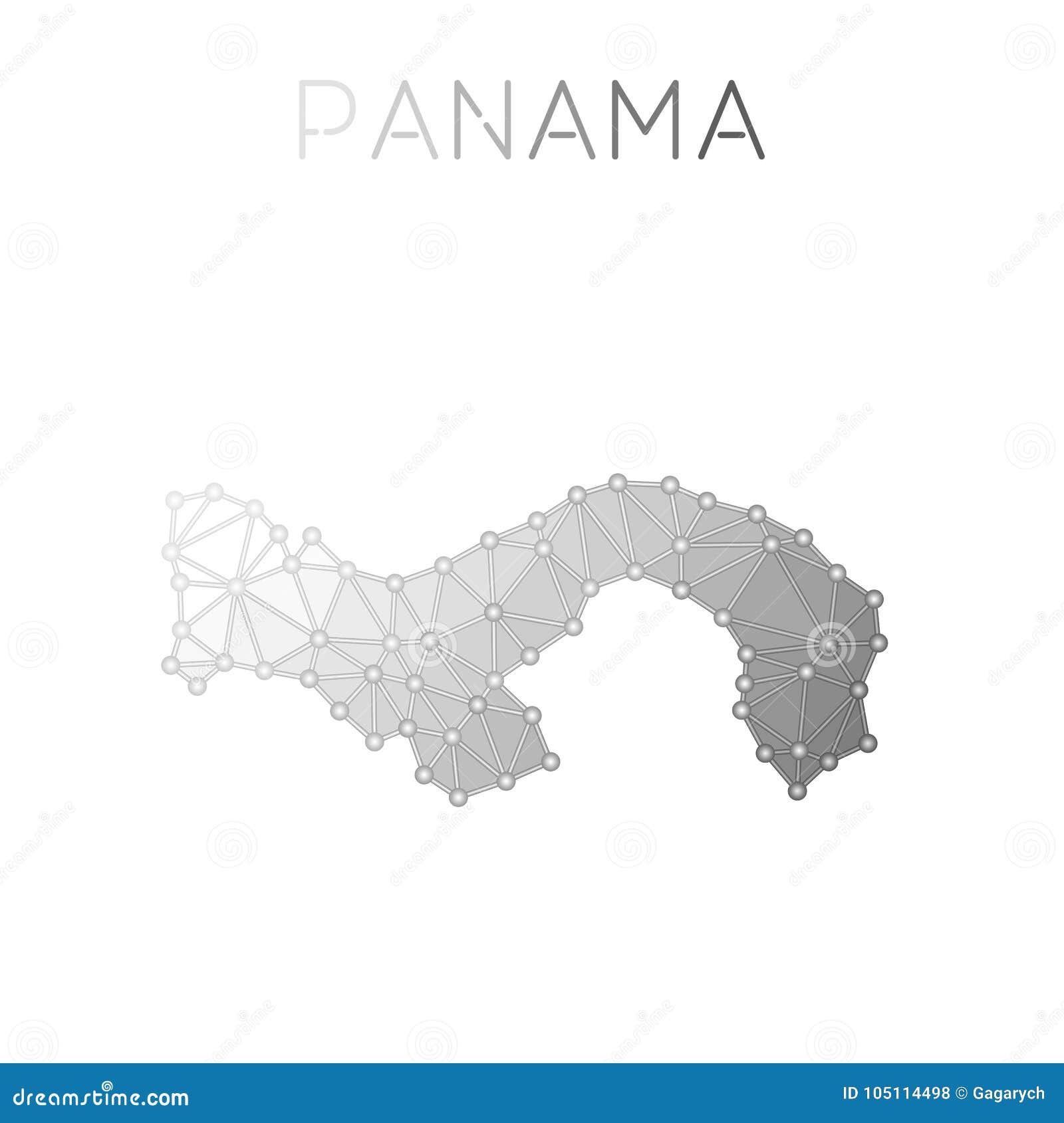 Panama Map Infographics Vector Template With Regions And Pointer Marks ...