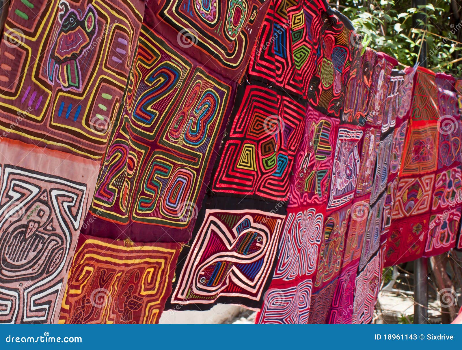 Panama Textiles stock image. Image of latino, color, mexico - 18961143