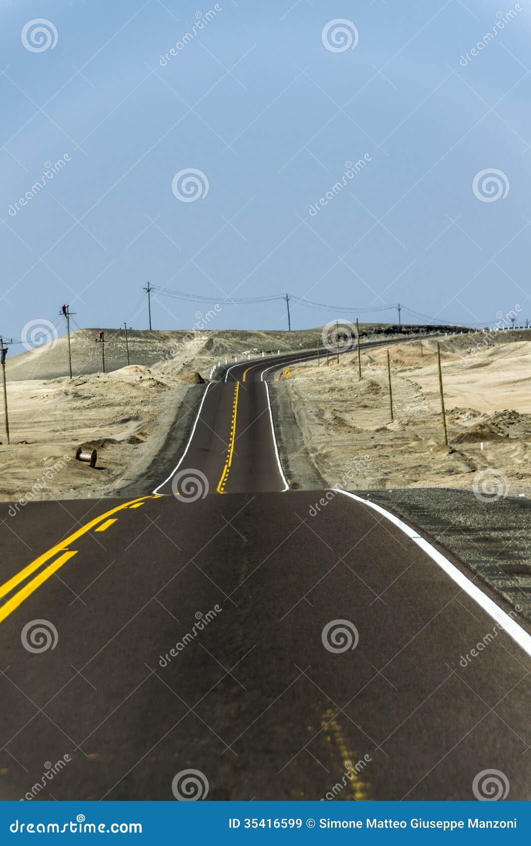 Panamerikaanse Weg, Peru stock afbeelding. Image of peru - 35416599