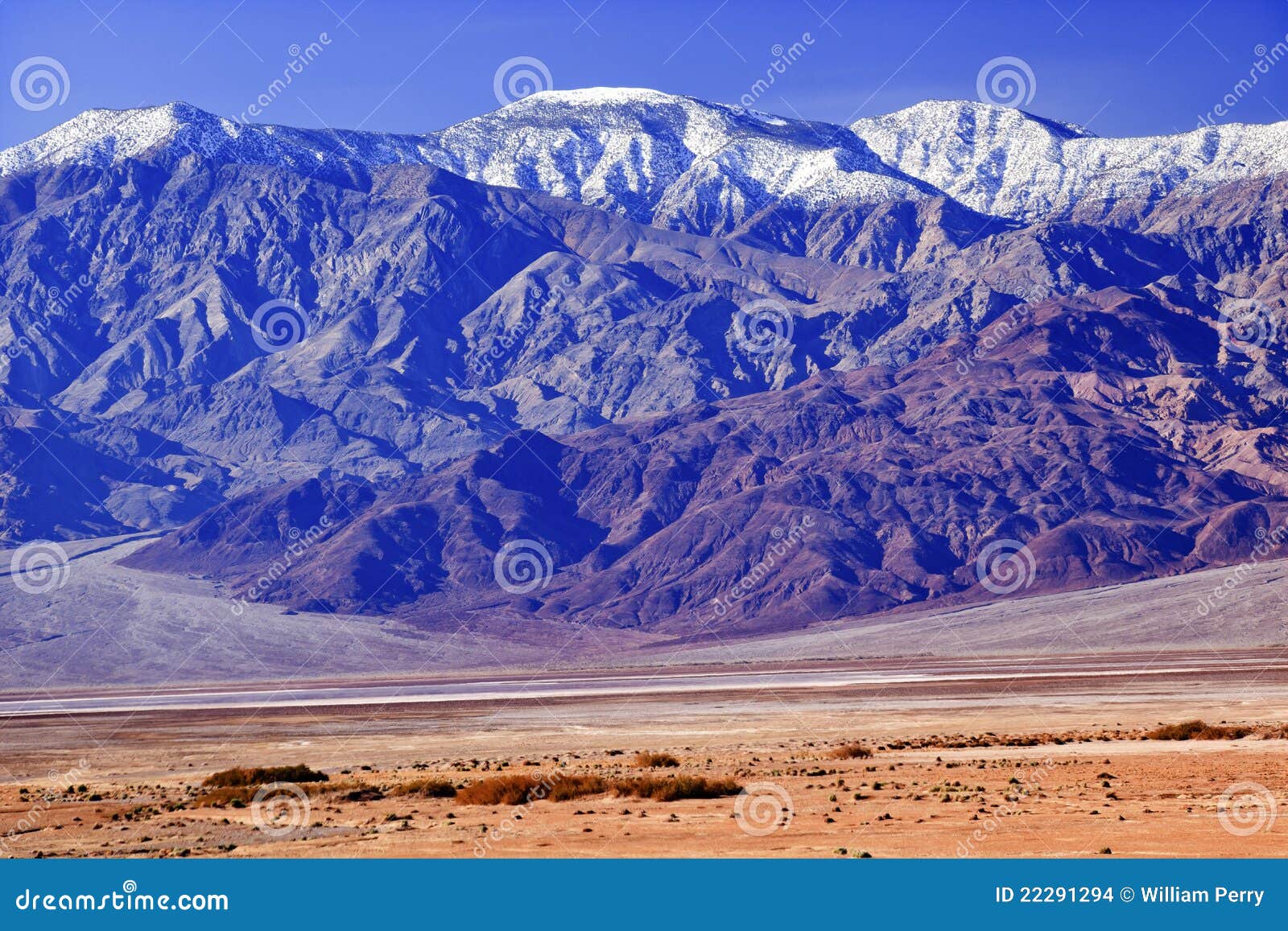 Panamint Mountains Death Valley National Park Stock Photo - Image of ...