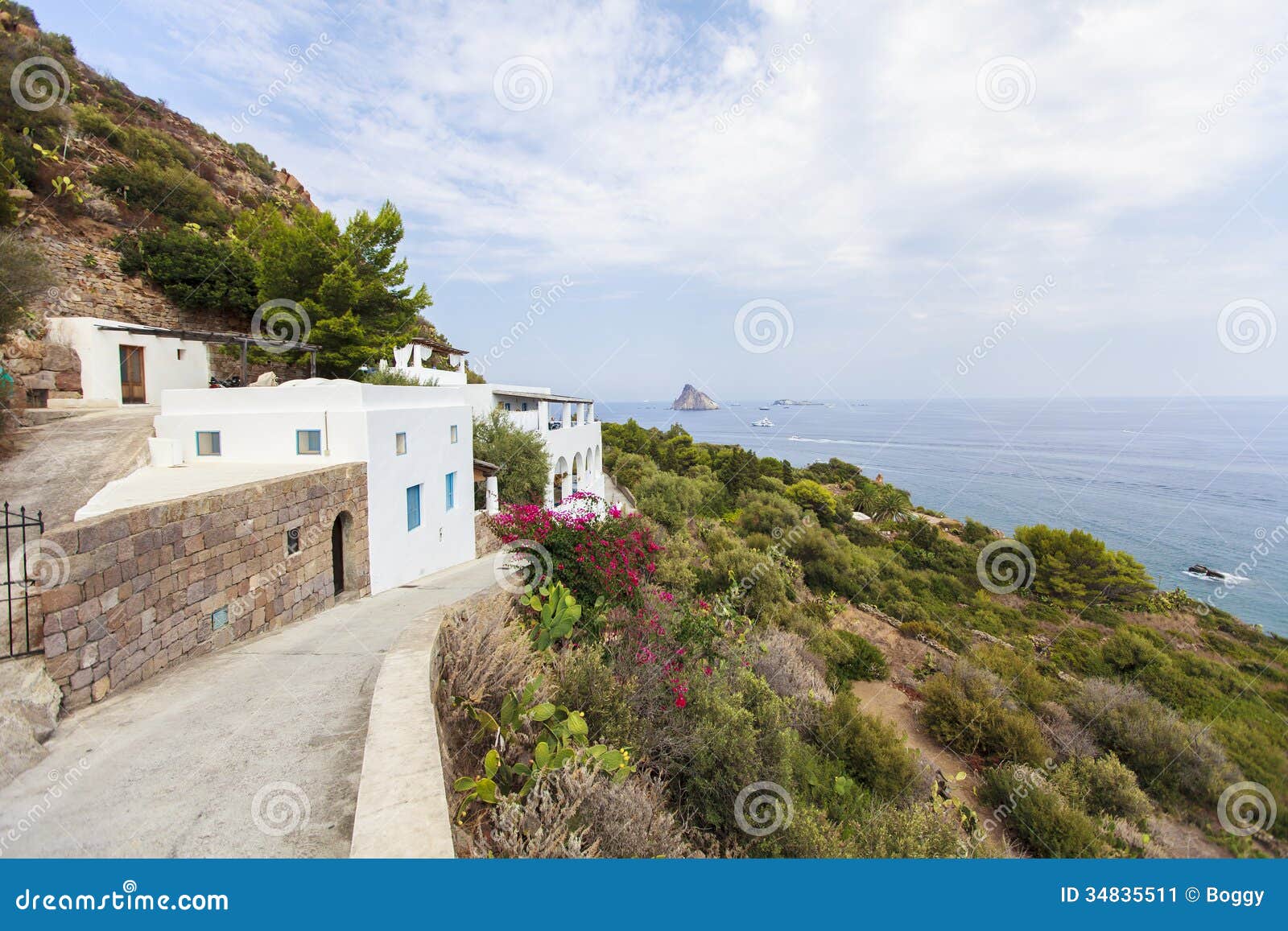 Panarea, Sicily stock image. Image of rock, landscape - 34835511