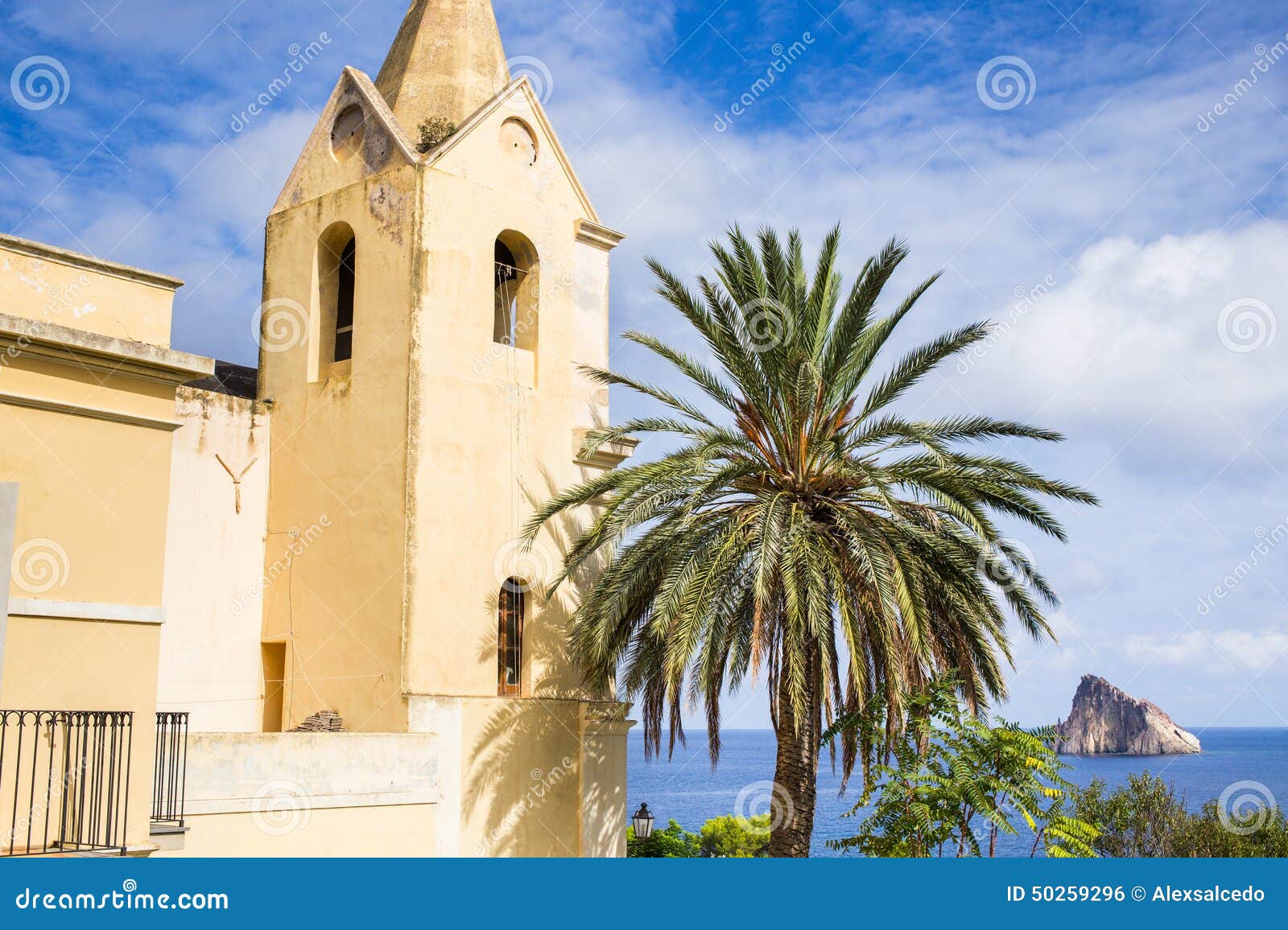 Panarea stock photo. Image of residential, color, flower - 50259296