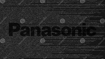 Panasonic Corporation Logo Made of Source Code on Computer Screen ...