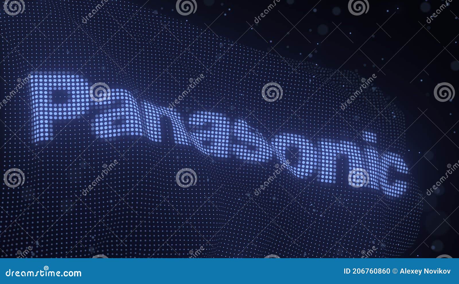 PANASONIC Logo on a Waving Digital Flag, Editorial 3d Rendering ...