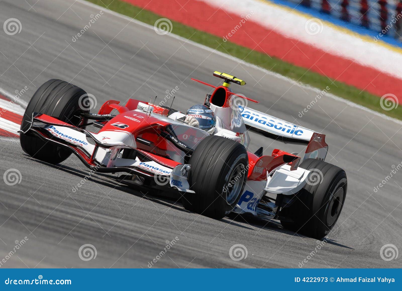 Panasonic Toyota Racing TF107 Editorial Stock Photo - Image of speed ...