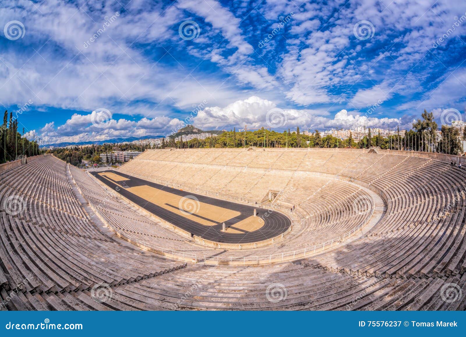 Panathenaic Stadium in Athens, Greece Editorial Photography - Image of ...