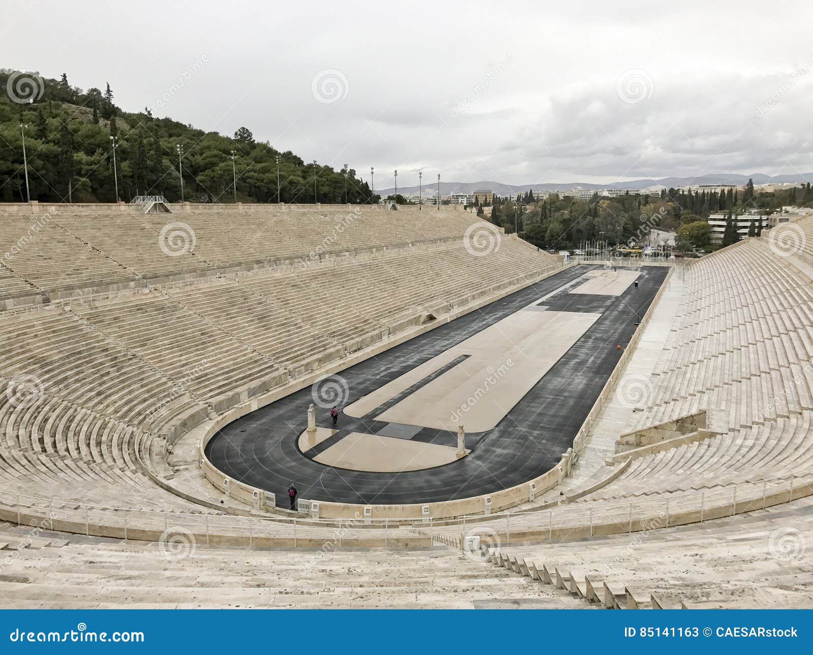 Panathenaic Stadium in Athens, Greece Editorial Stock Photo - Image of ...