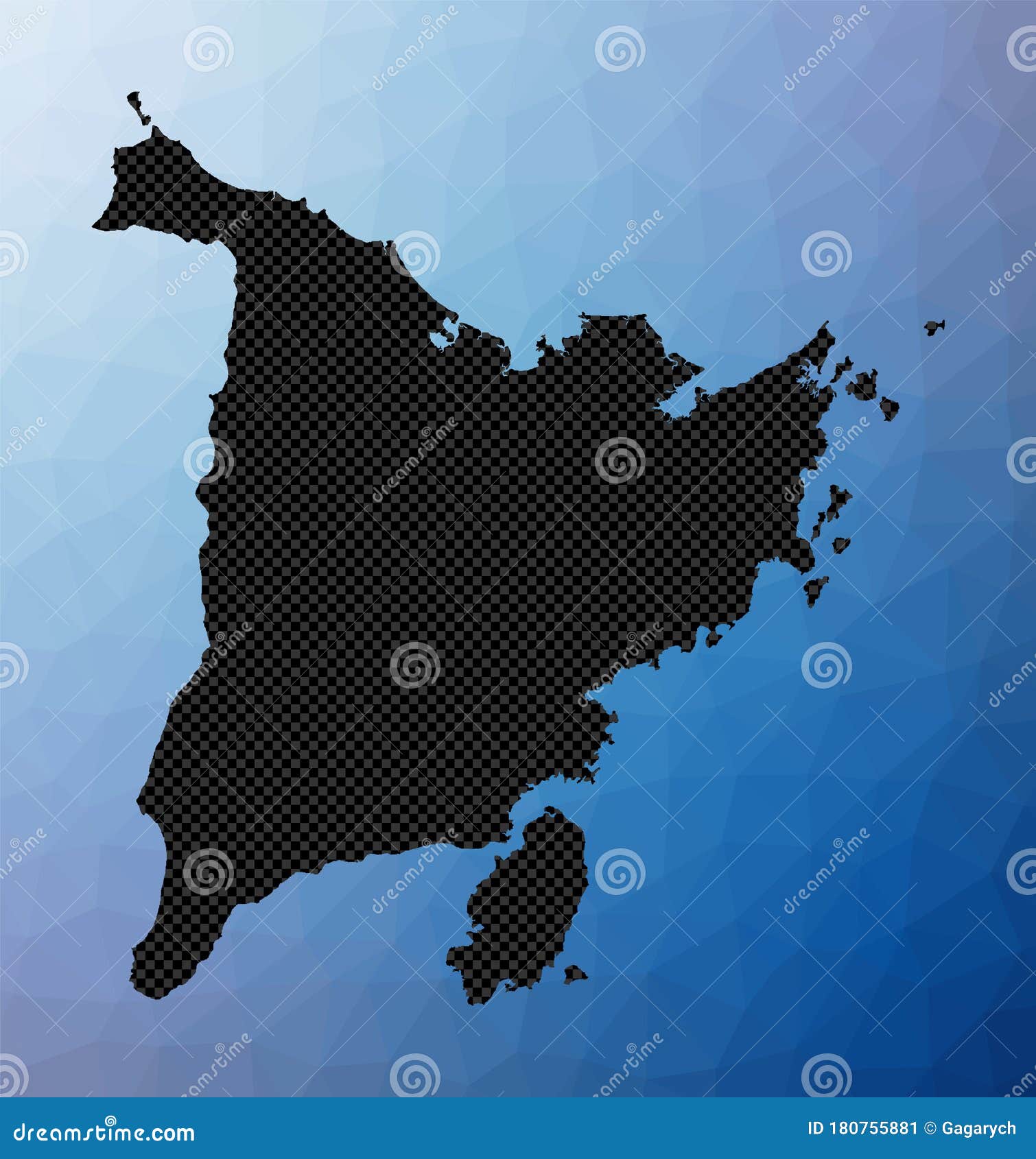 Panay geometric map. stock vector. Illustration of flat - 180755881