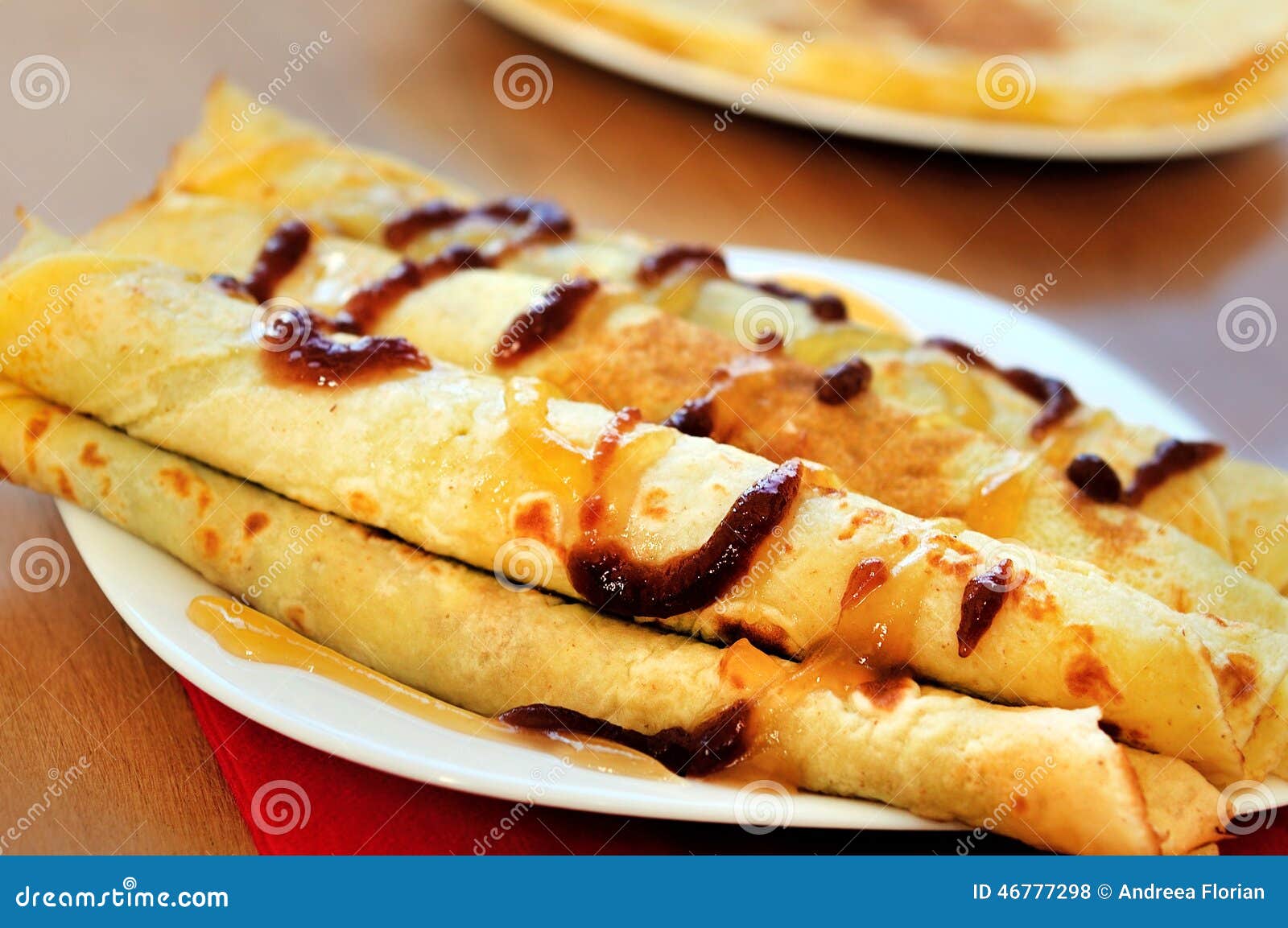 Pancake stock photo. Image of lunch, crepes, brunch, macro - 46777298