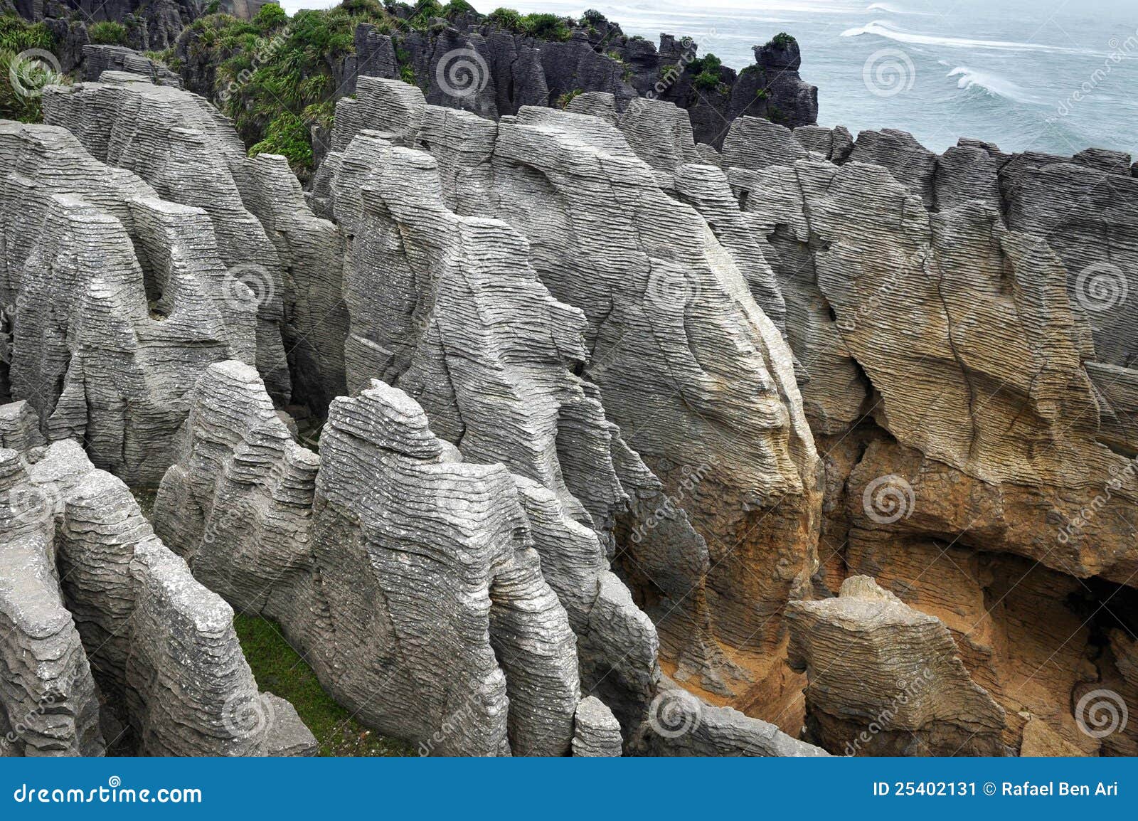 Pancake Rocks stock image. Image of famous, coastline - 25402131