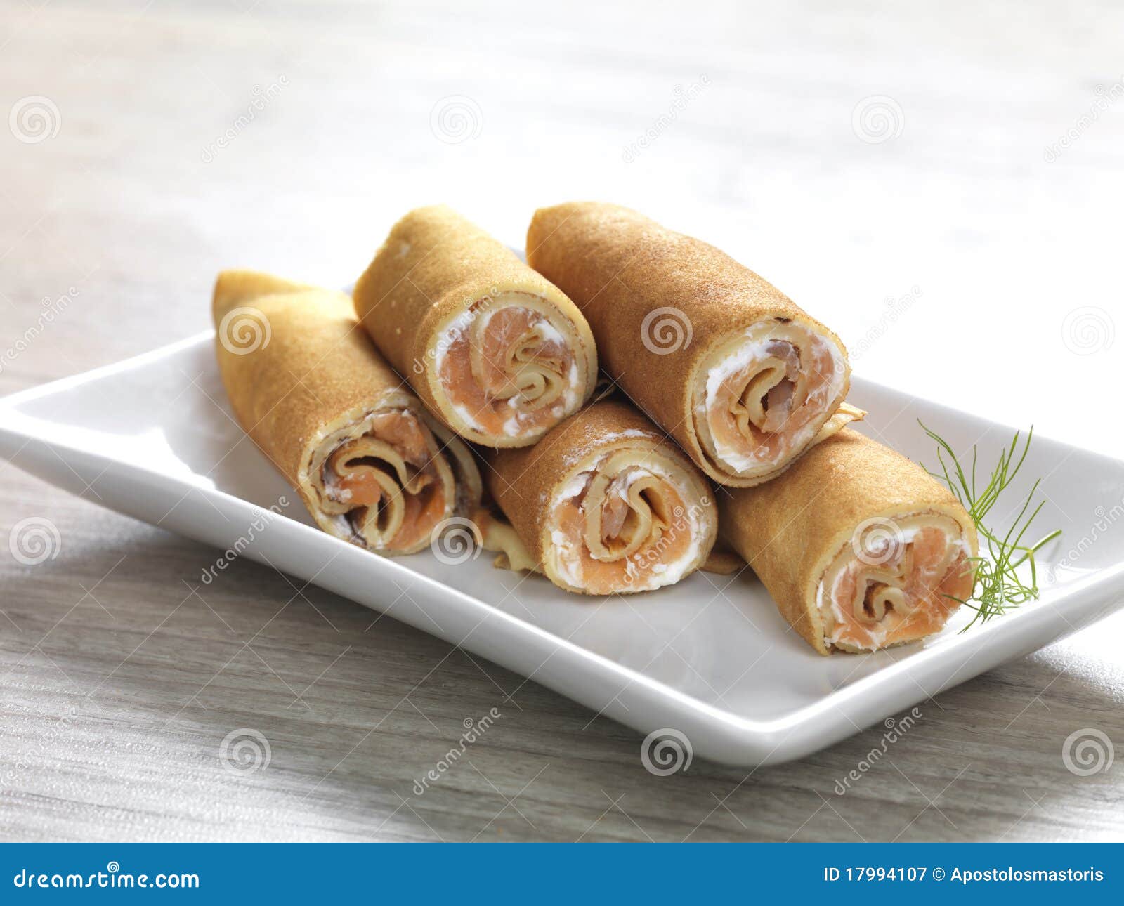 Pancake rolls stock image. Image of pancake, healthy - 17994107