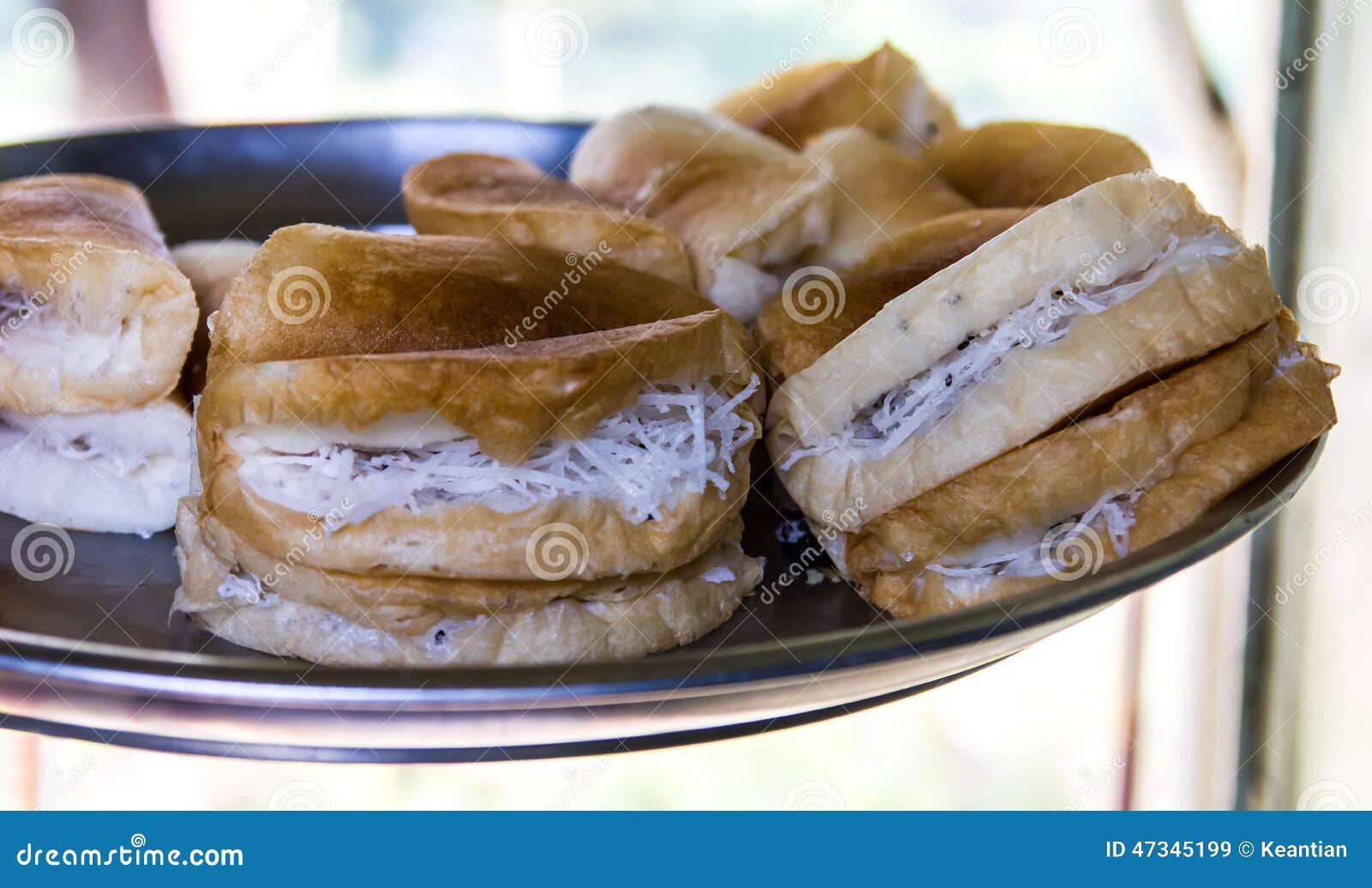 Pancake stuffed stock image. Image of group, market, cooking - 47345199