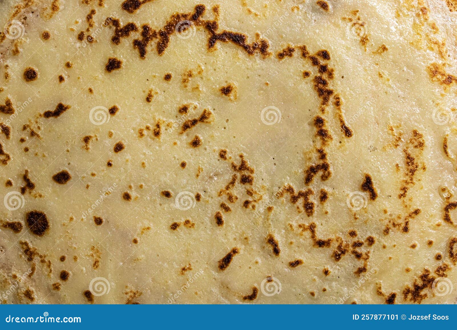 Pancake Surface Texture and Pattern. Close-up of Thin Hot Pancakes in a ...