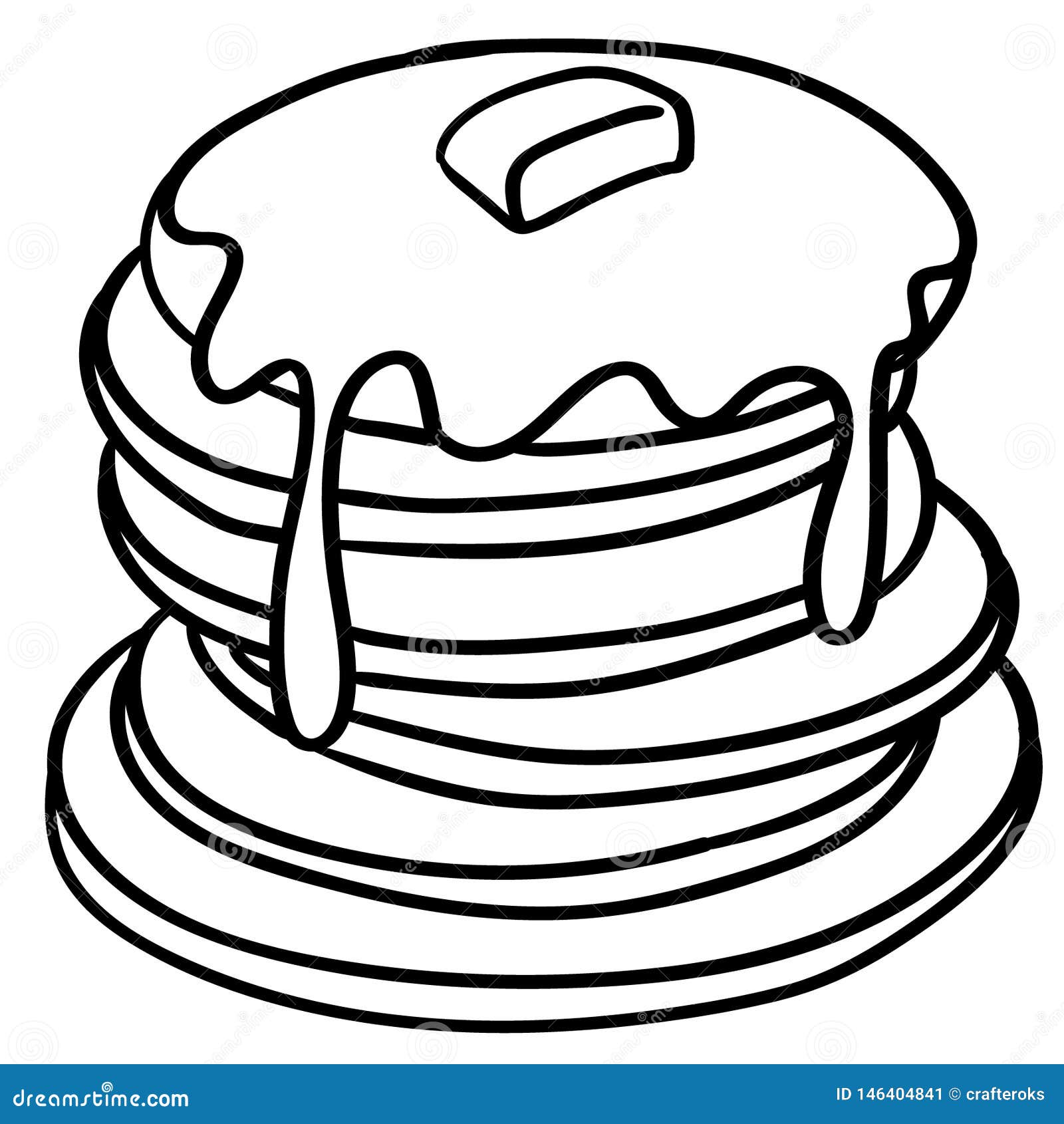 Pancake Vector Eps Illustration by Crafteroks Stock Vector ... Pancake Vector Eps Illustration by Crafteroks Stock Vector ...