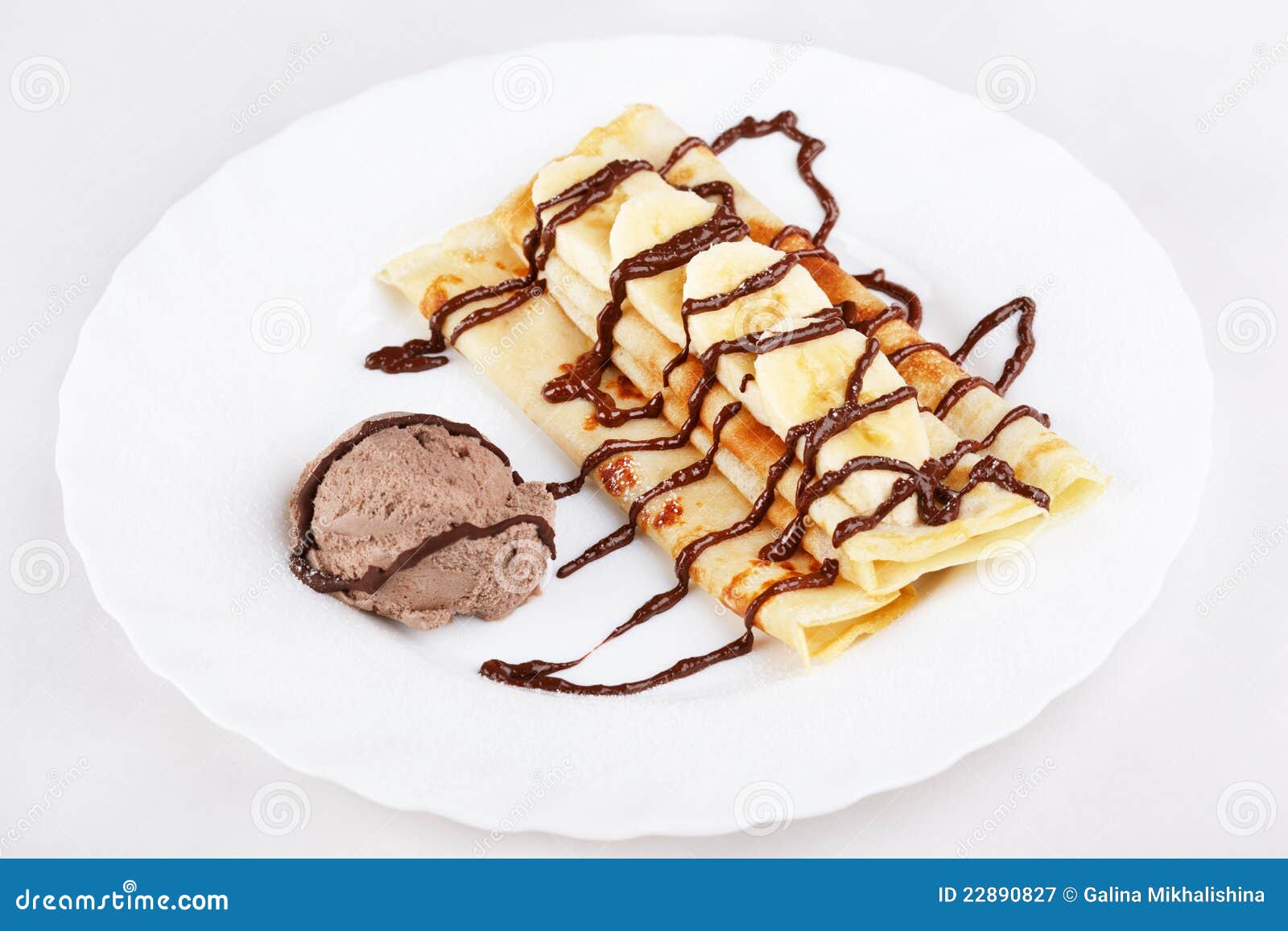 Pancakes stock image. Image of pastries, chocolate, folded - 22890827