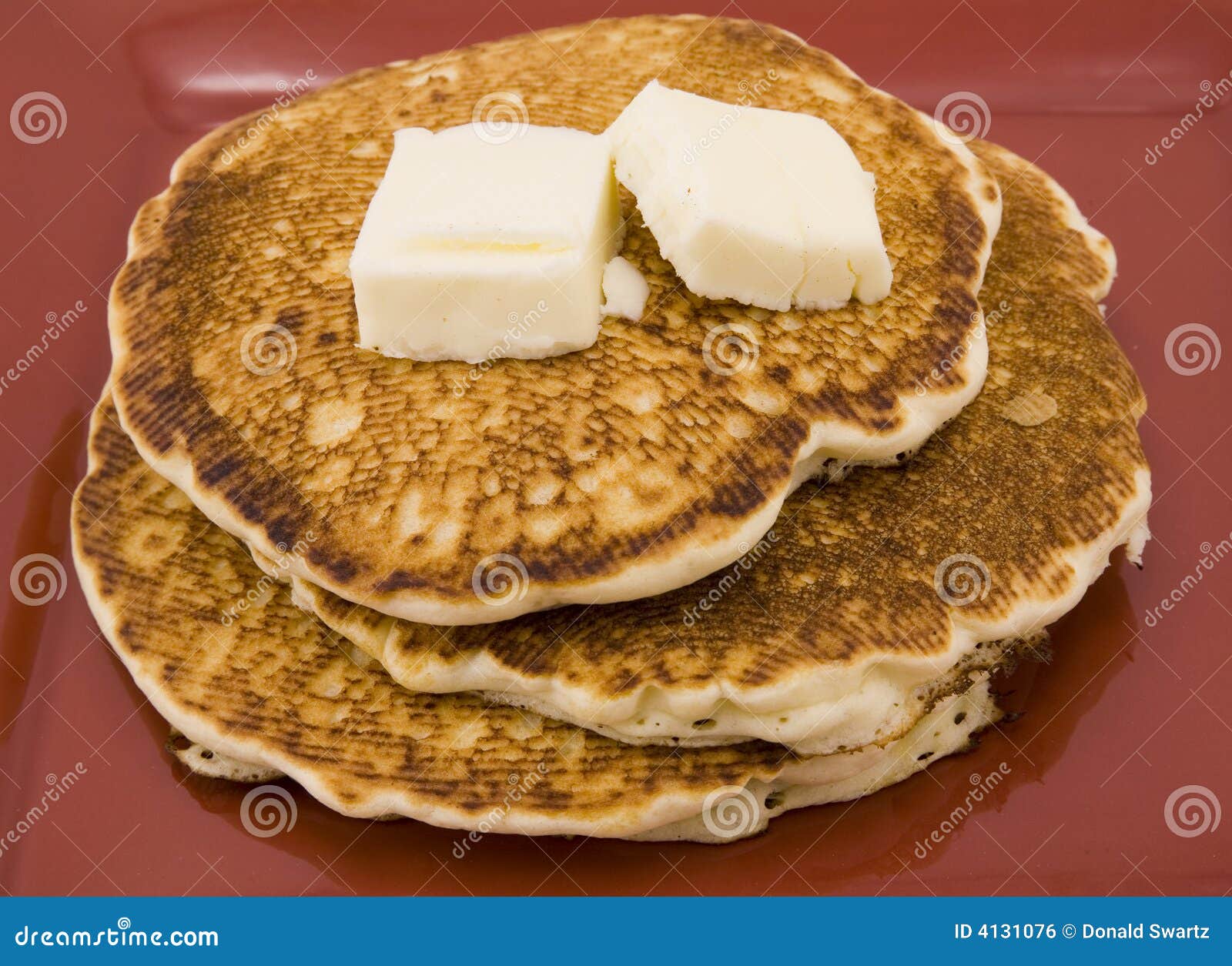Pancakes and Butter stock photo. Image of dining, breakfast - 4131076