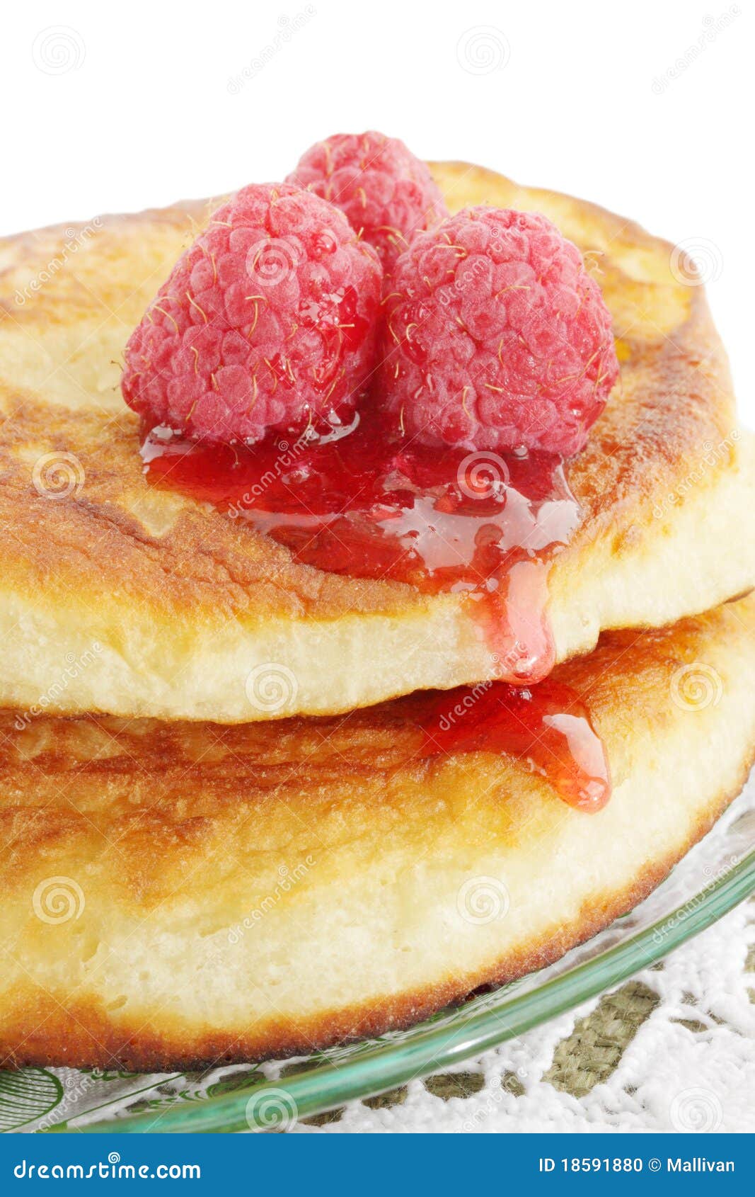 Pancakes with jam stock photo. Image of closeup, cake - 18591880