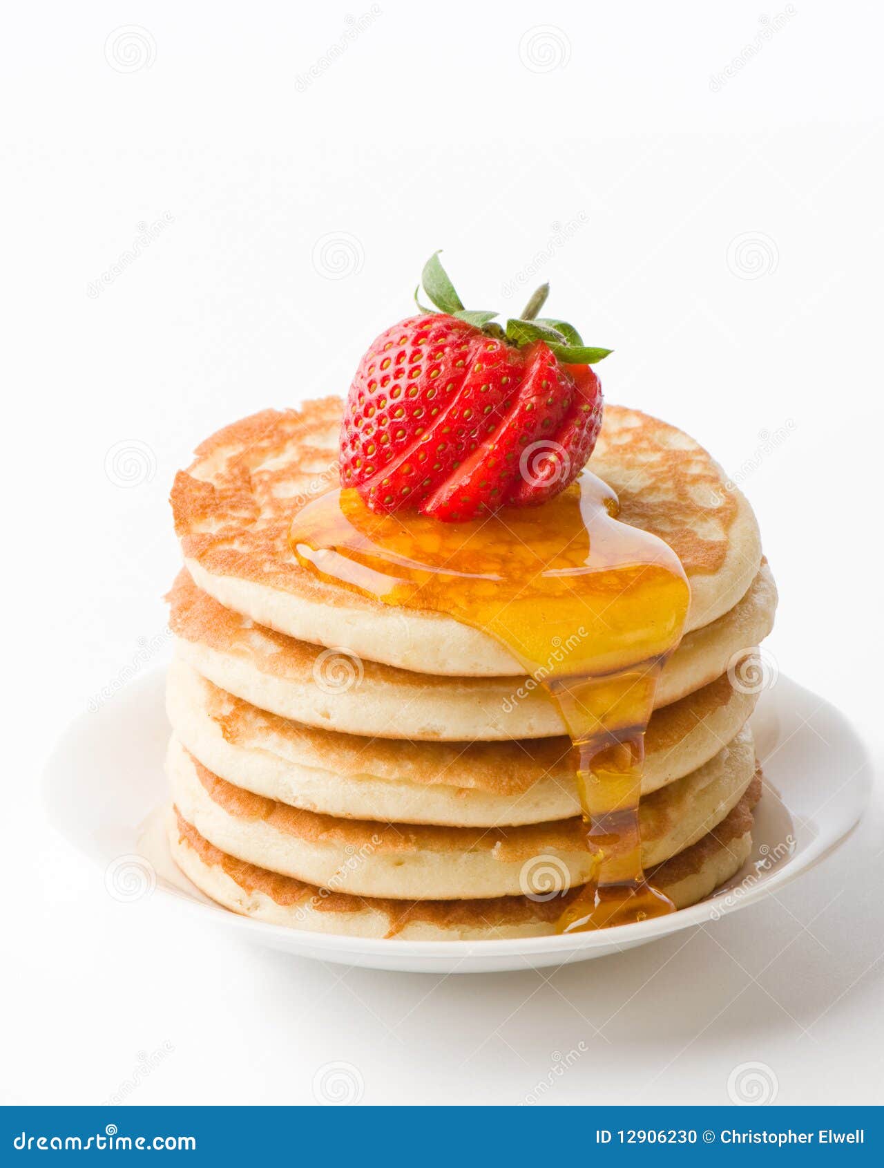 Pancakes with Maple Syrup stock photo. Image of background - 12906230